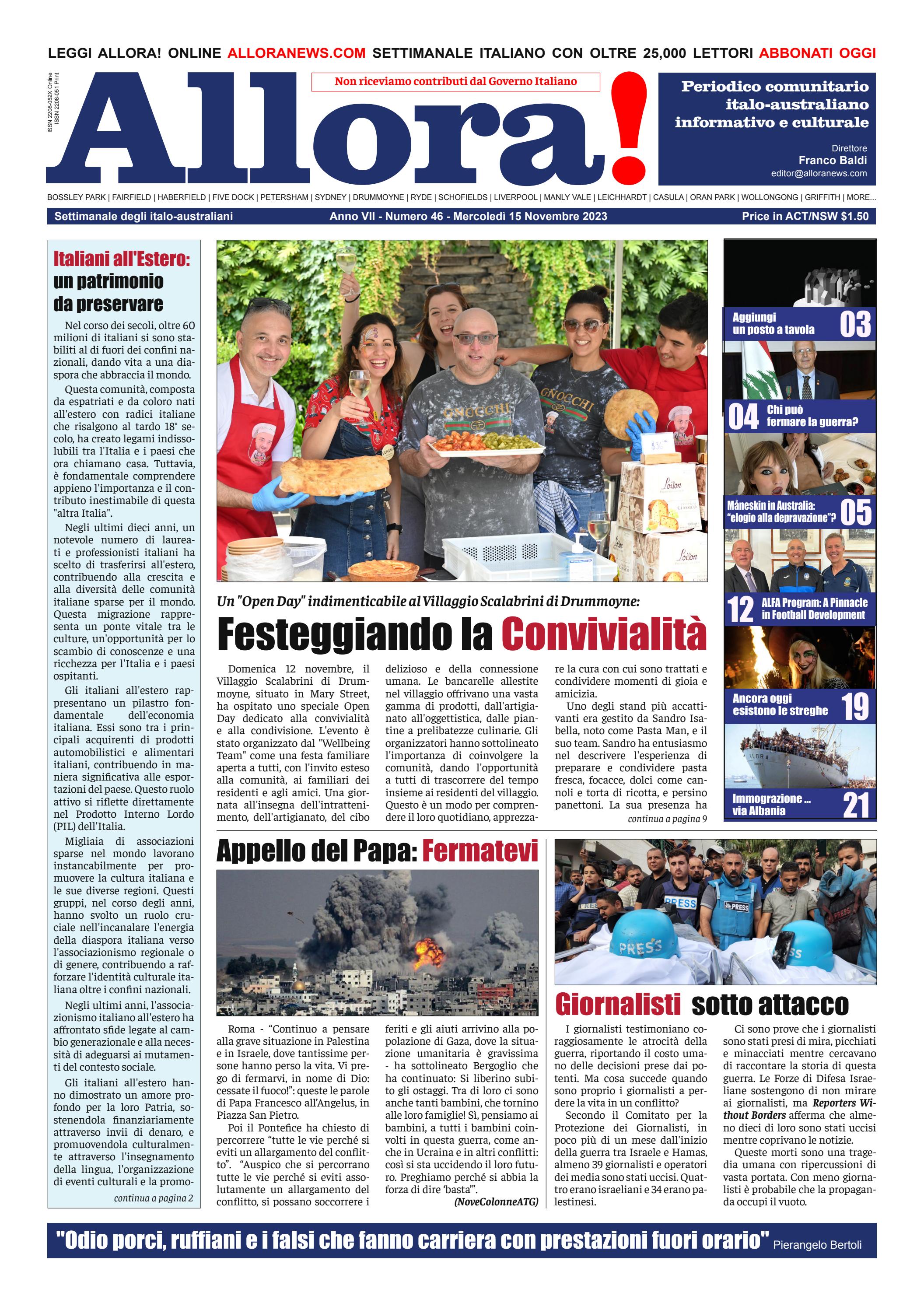 Allora! 15 Novembre 2023 by Alloranews - Issuu