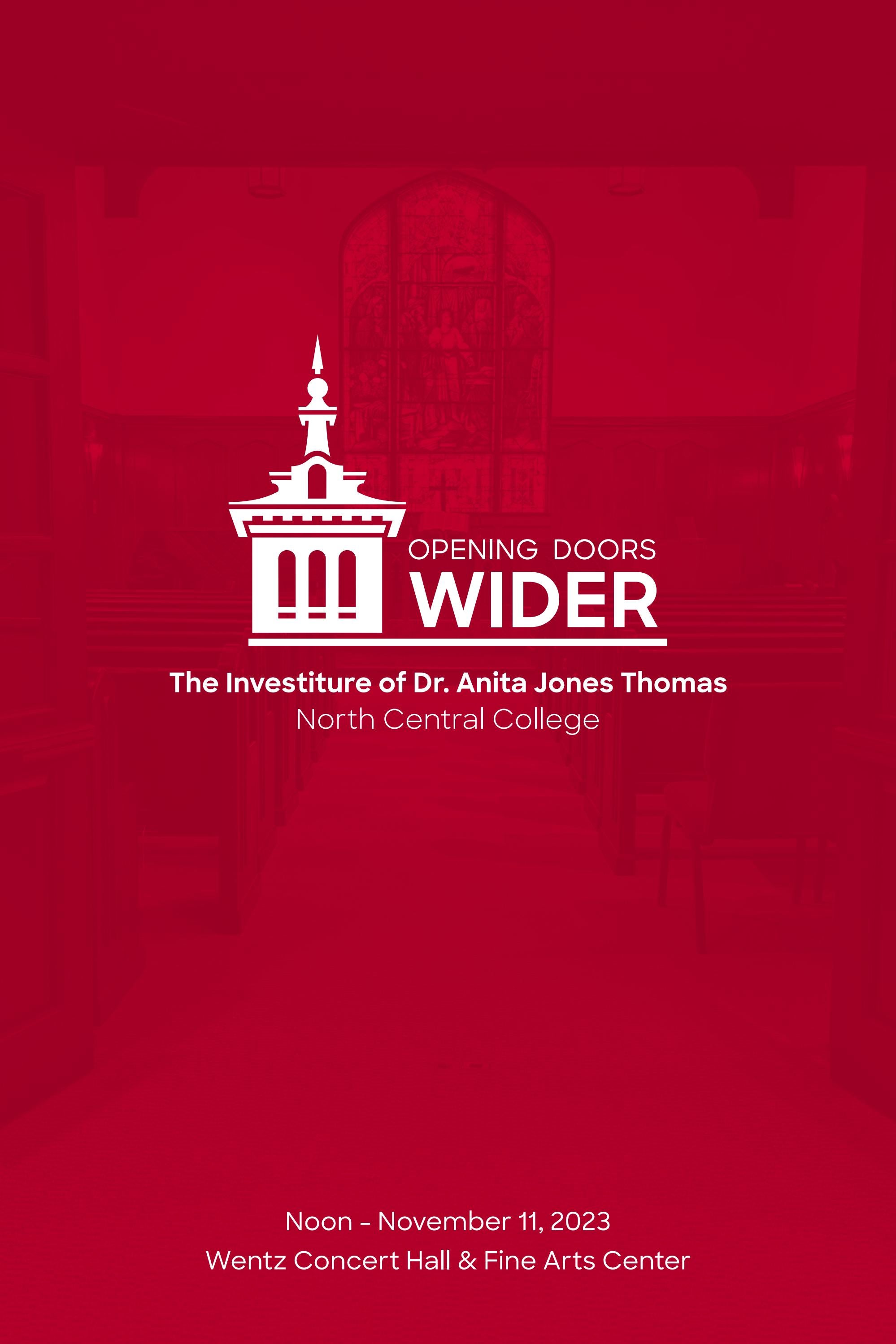 The Investiture of Dr. Anita Jones Thomas at North Central College by North Central College - Issuu