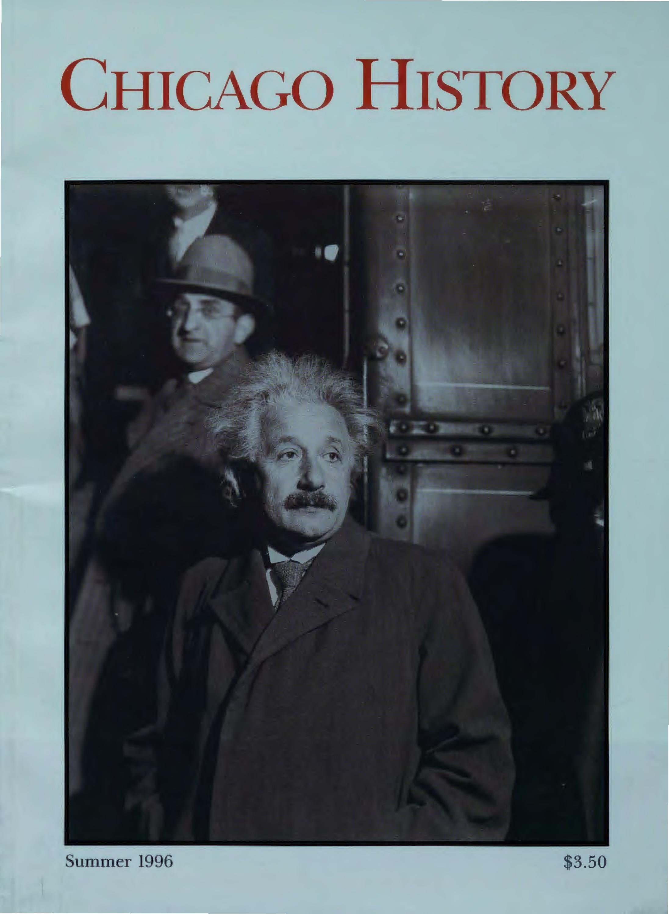 Chicago History | Summer 1996 by Chicago History Museum - Issuu
