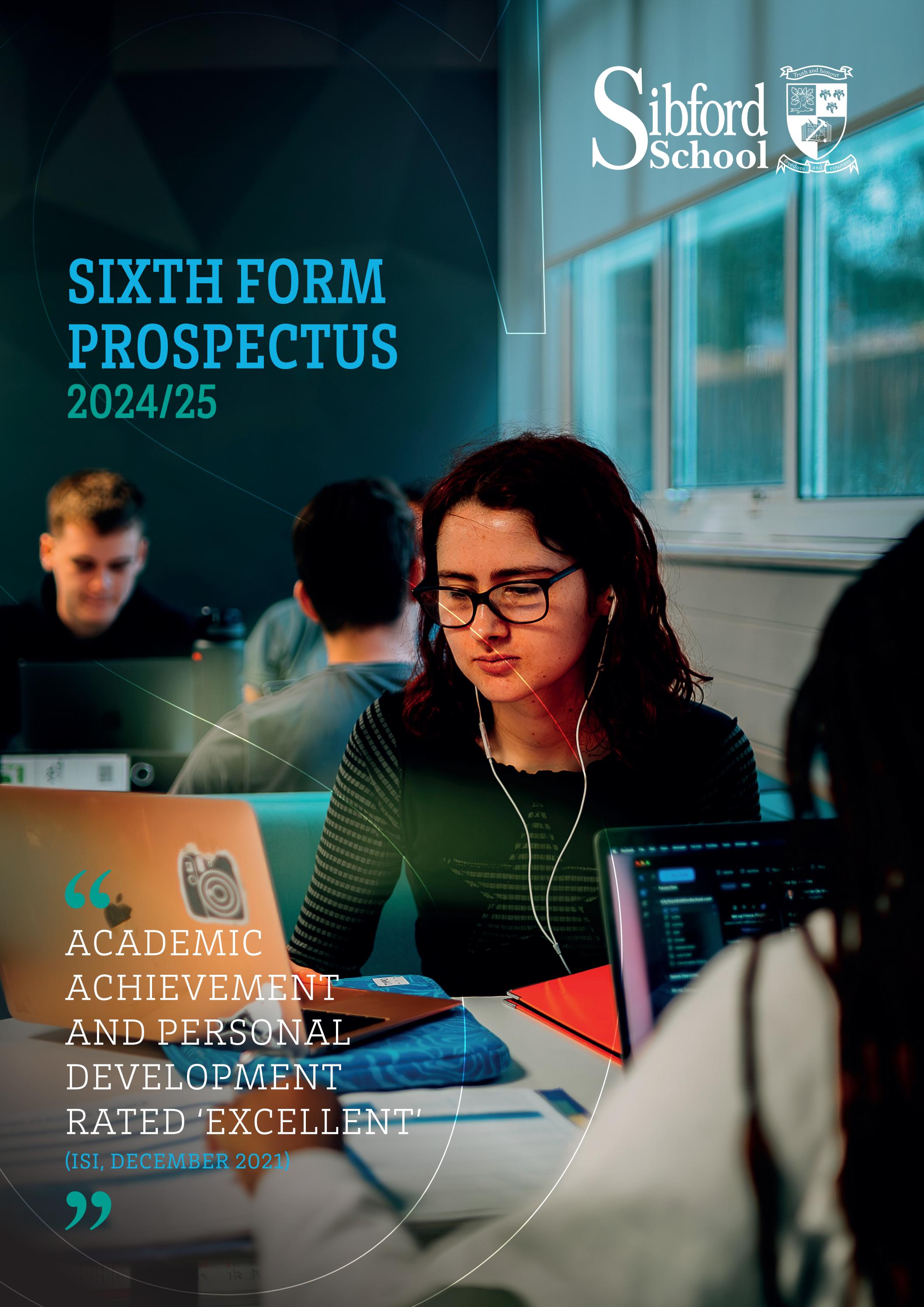 Sixth Form Prospectus 2024/5 by SibfordOxon - Issuu