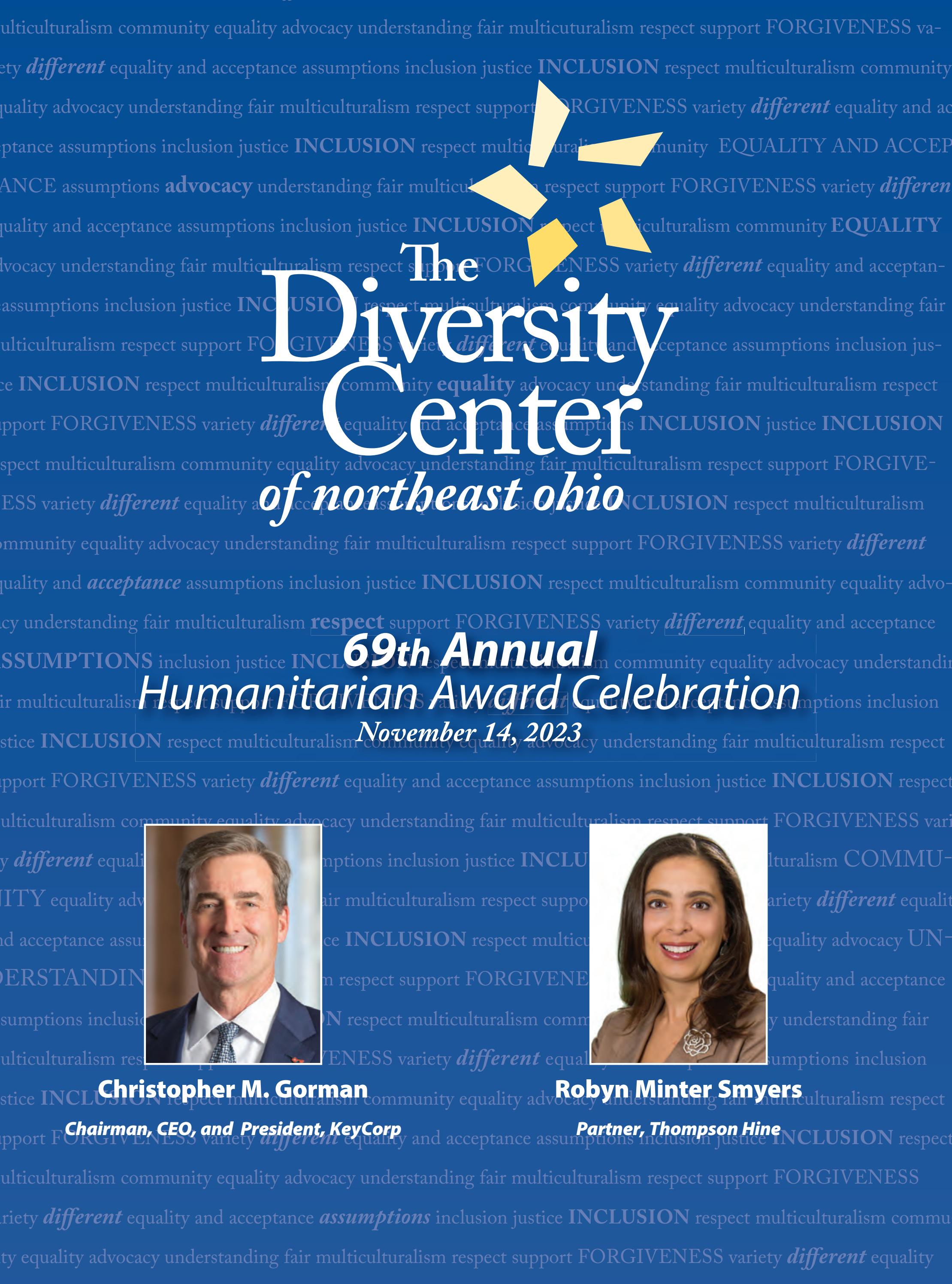 The Diversity Center of Northeast Ohio 69th Annual Humanitarian Award ...