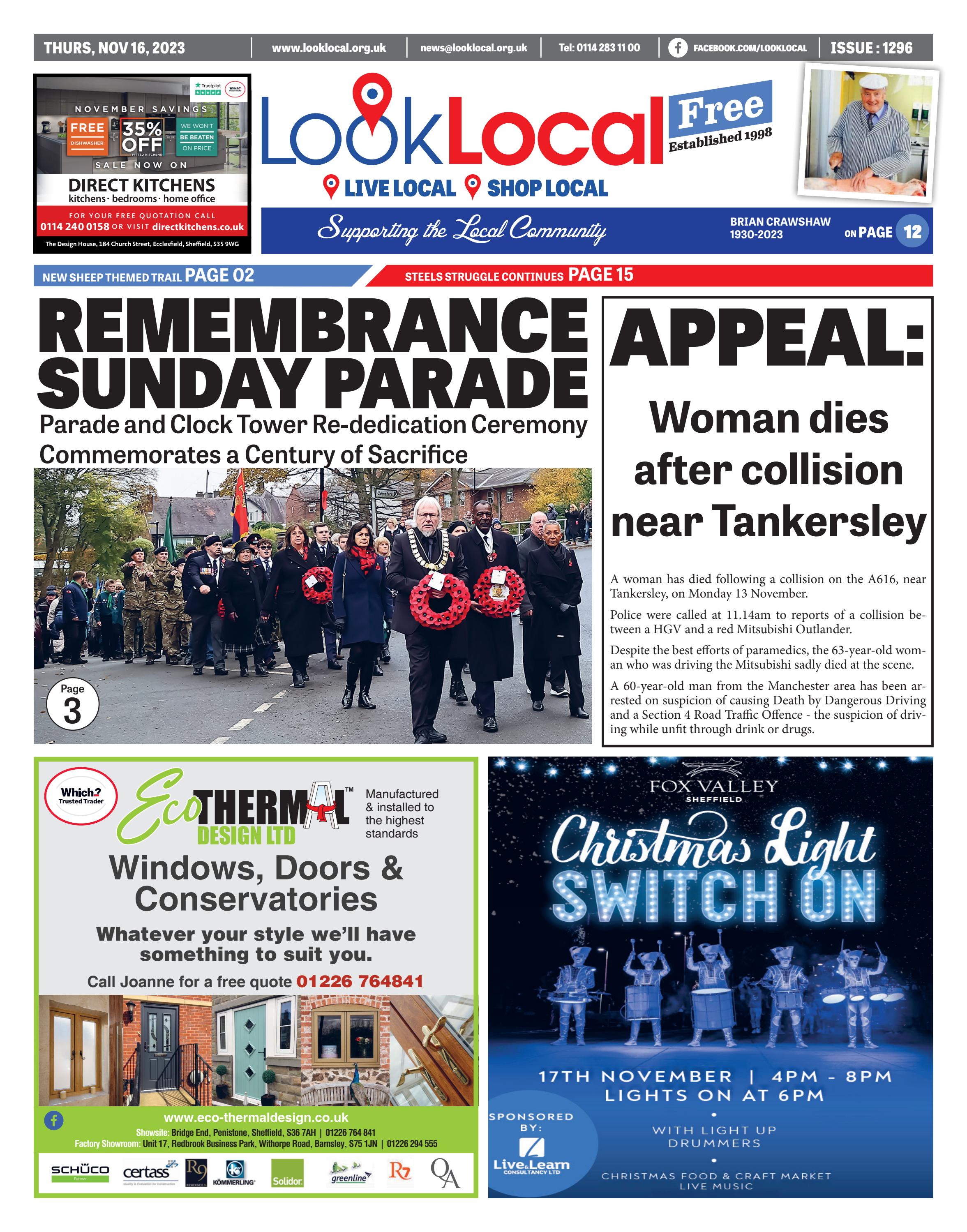 Look Local Issue 1296 Thursday 16 November 2023 by Look Local Newspaper ...