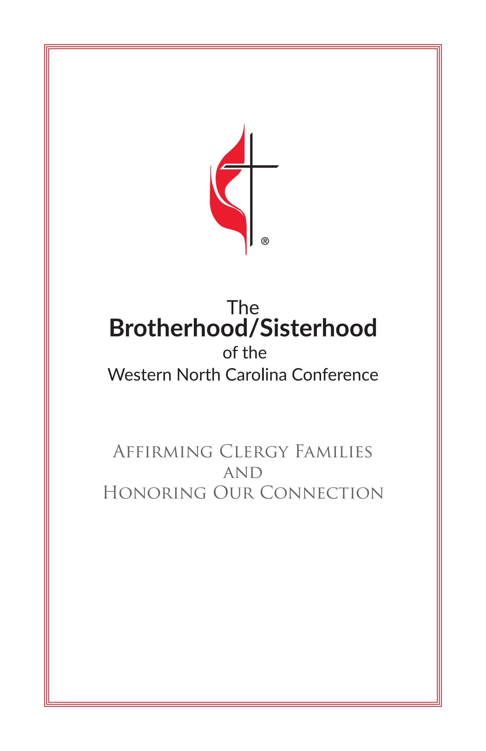 Brotherhood/Sisterhood Brochure by Centenary United Methodist Church ...