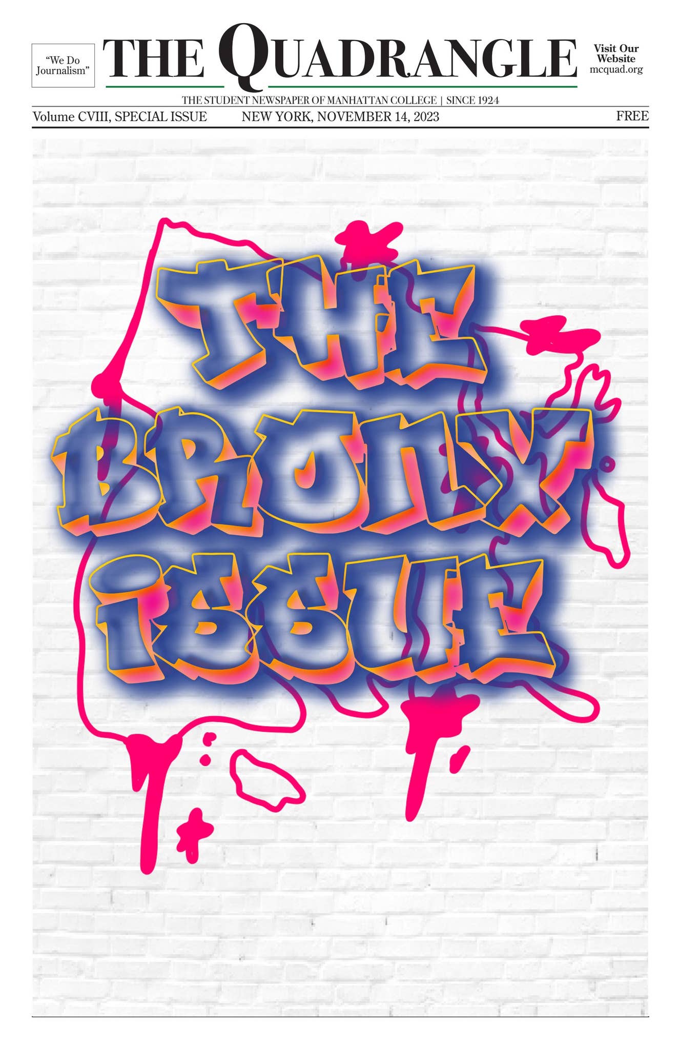 The Bronx Issue, Special Issue Fall 2023 by Manhattan College ...