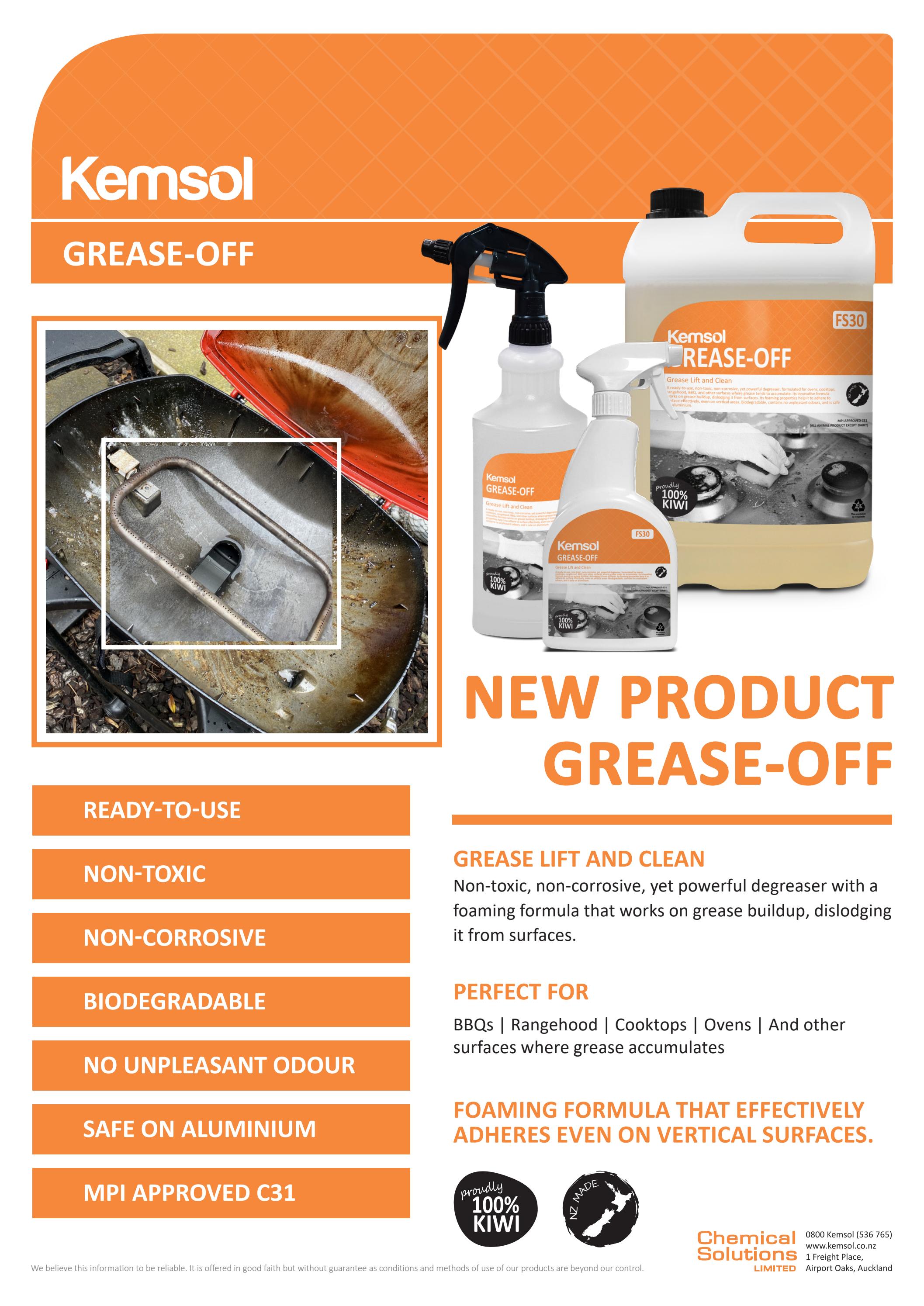 Grease-Off Sell Sheet by ChemicalSolutionsLtd - Issuu
