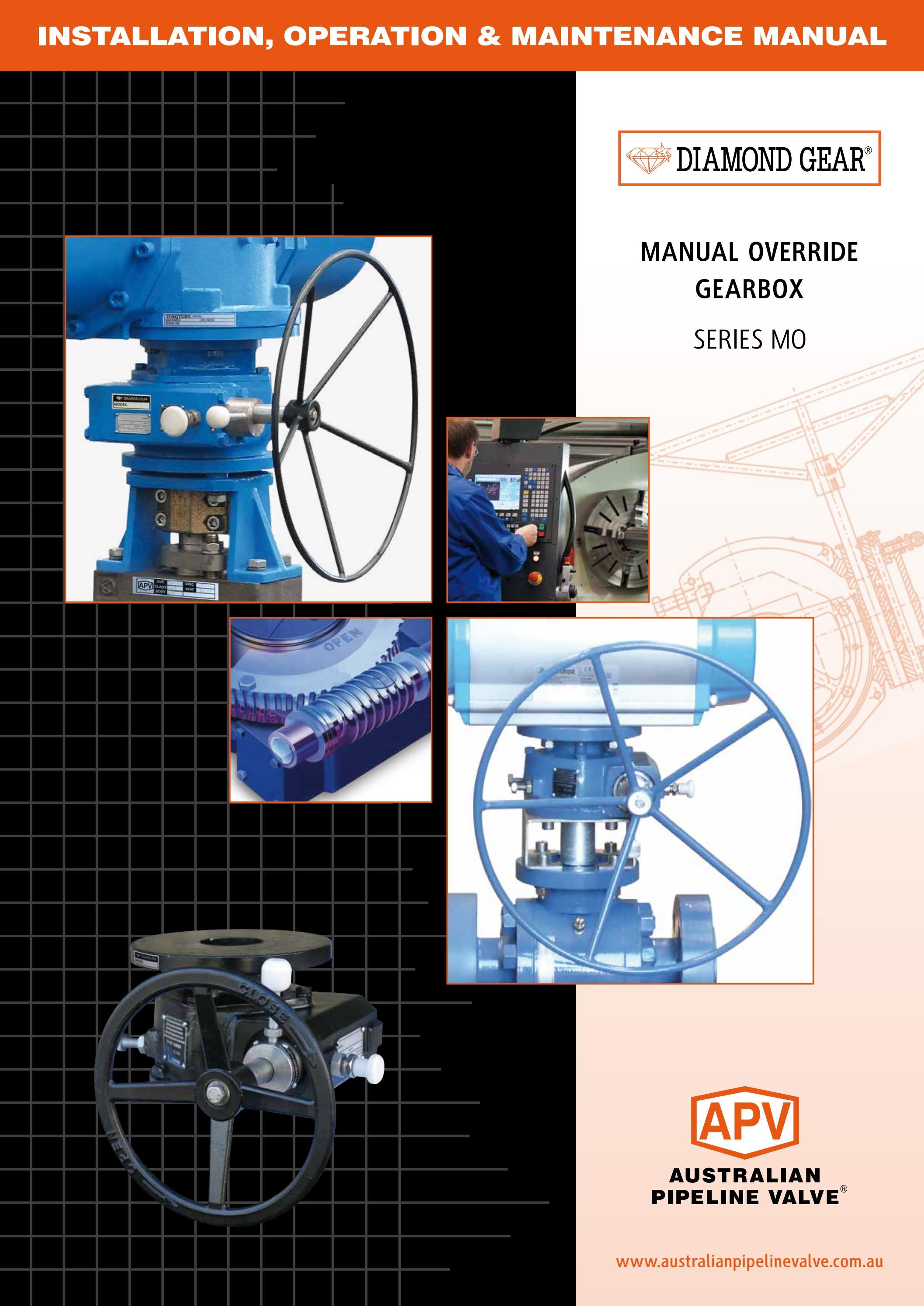 Diamond Gear Manual Override Gearbox IOM by Australian Valve Centre - Issuu