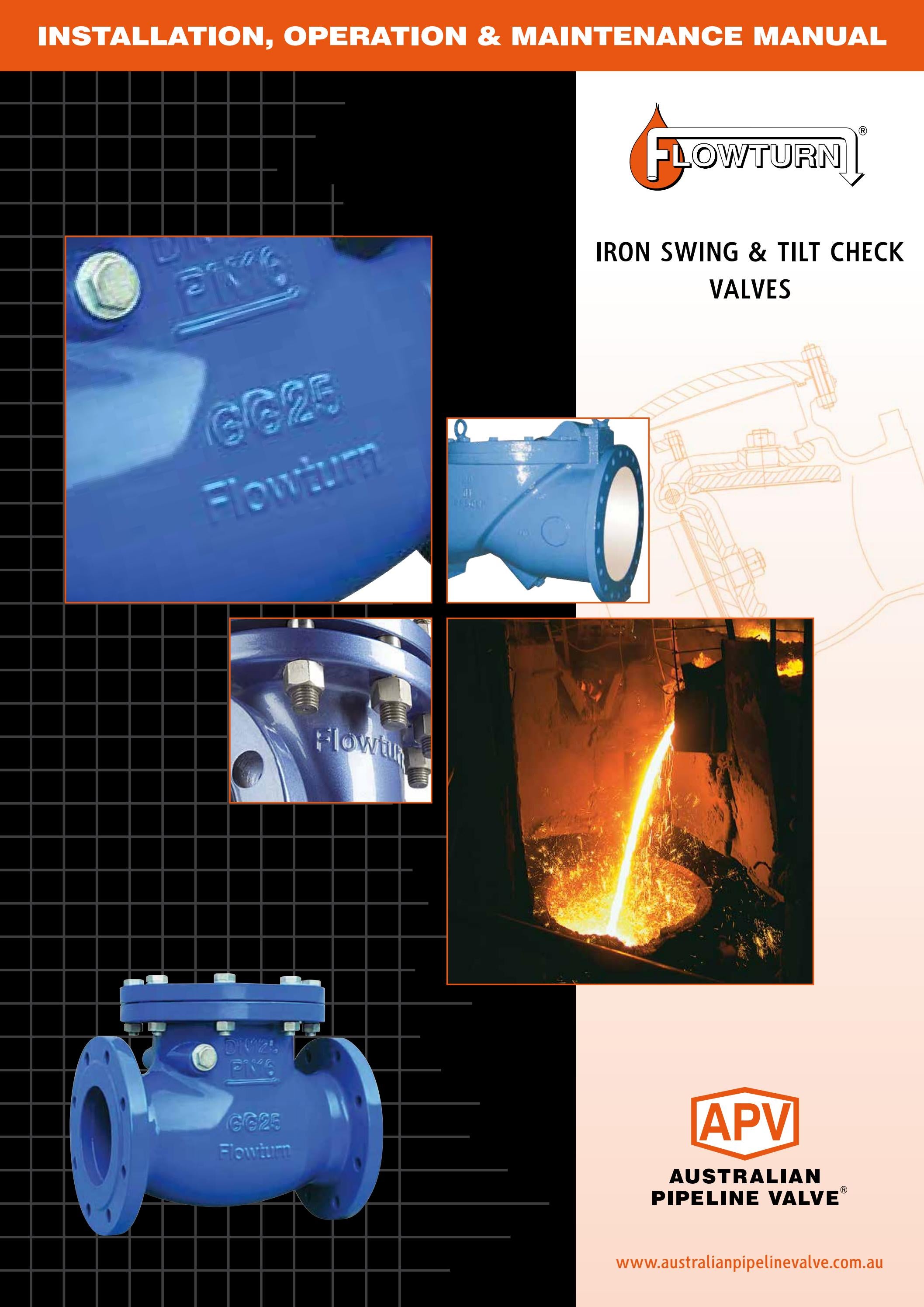 Flowturn Check Valve IOM by Australian Valve Centre - Issuu