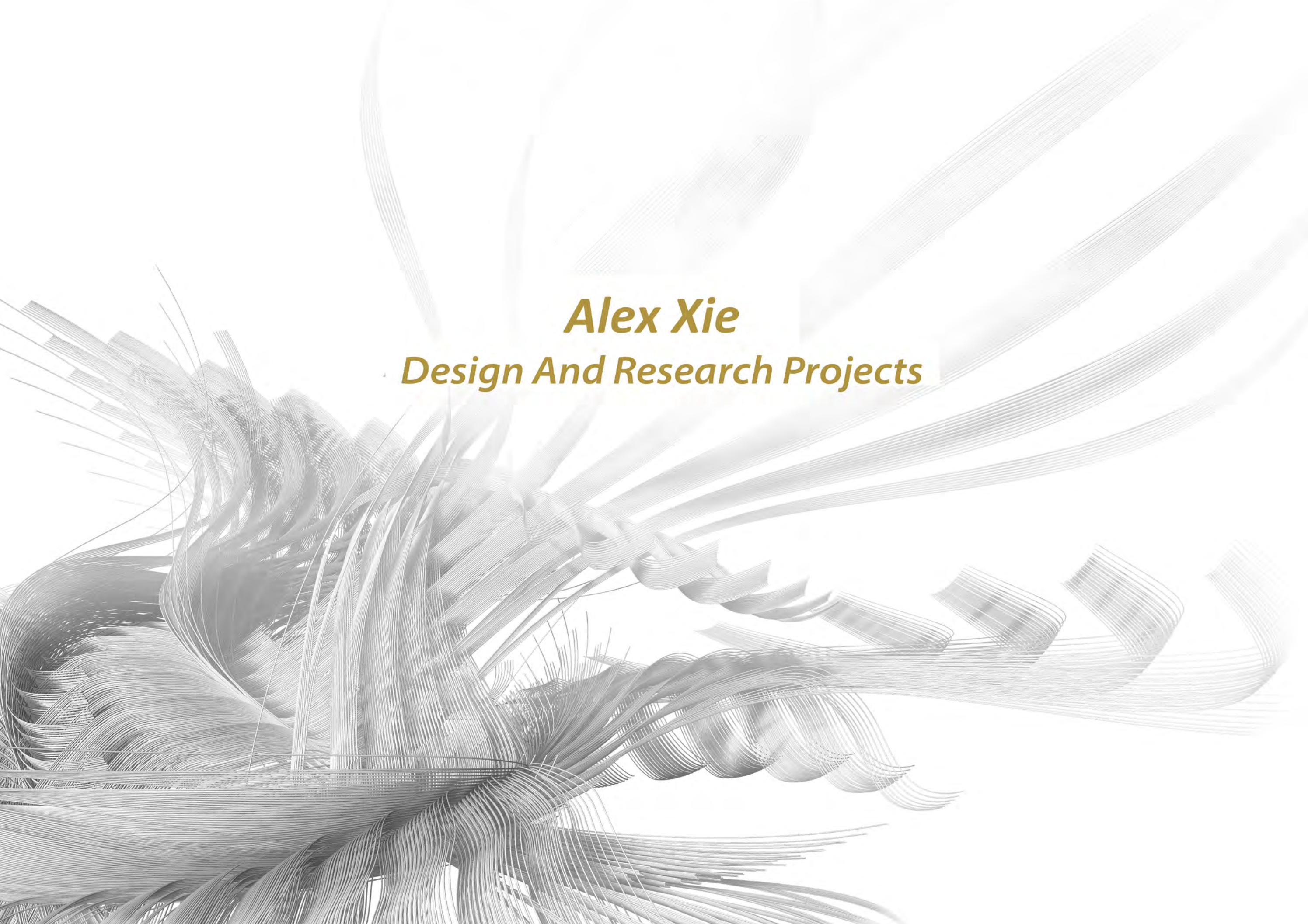 Alex Xie - Personal Work Selected Part1 by Alexander X - Issuu
