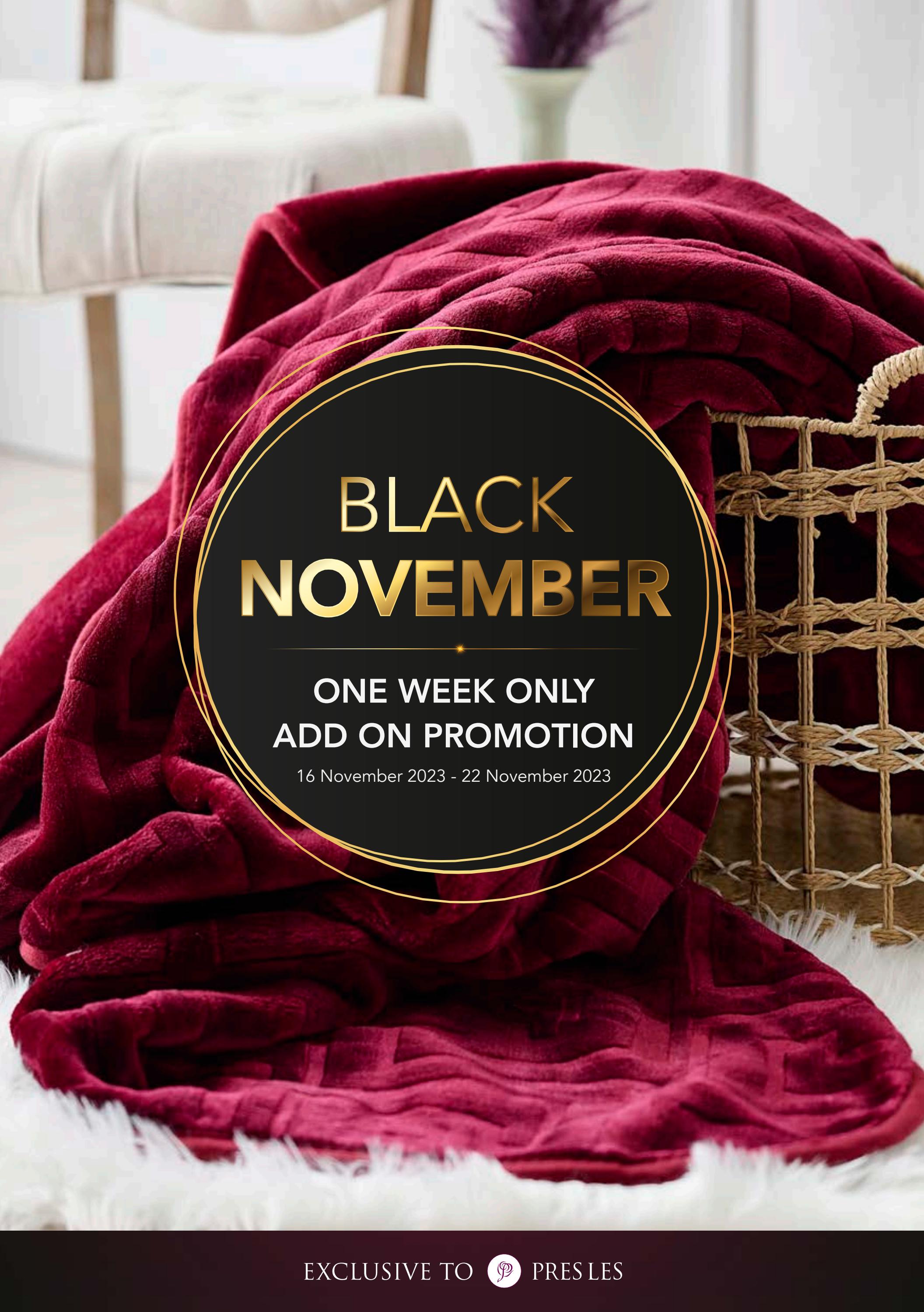 Pres Les | Black November 2023 Add On - Luxe Blankets by presles - Issuu