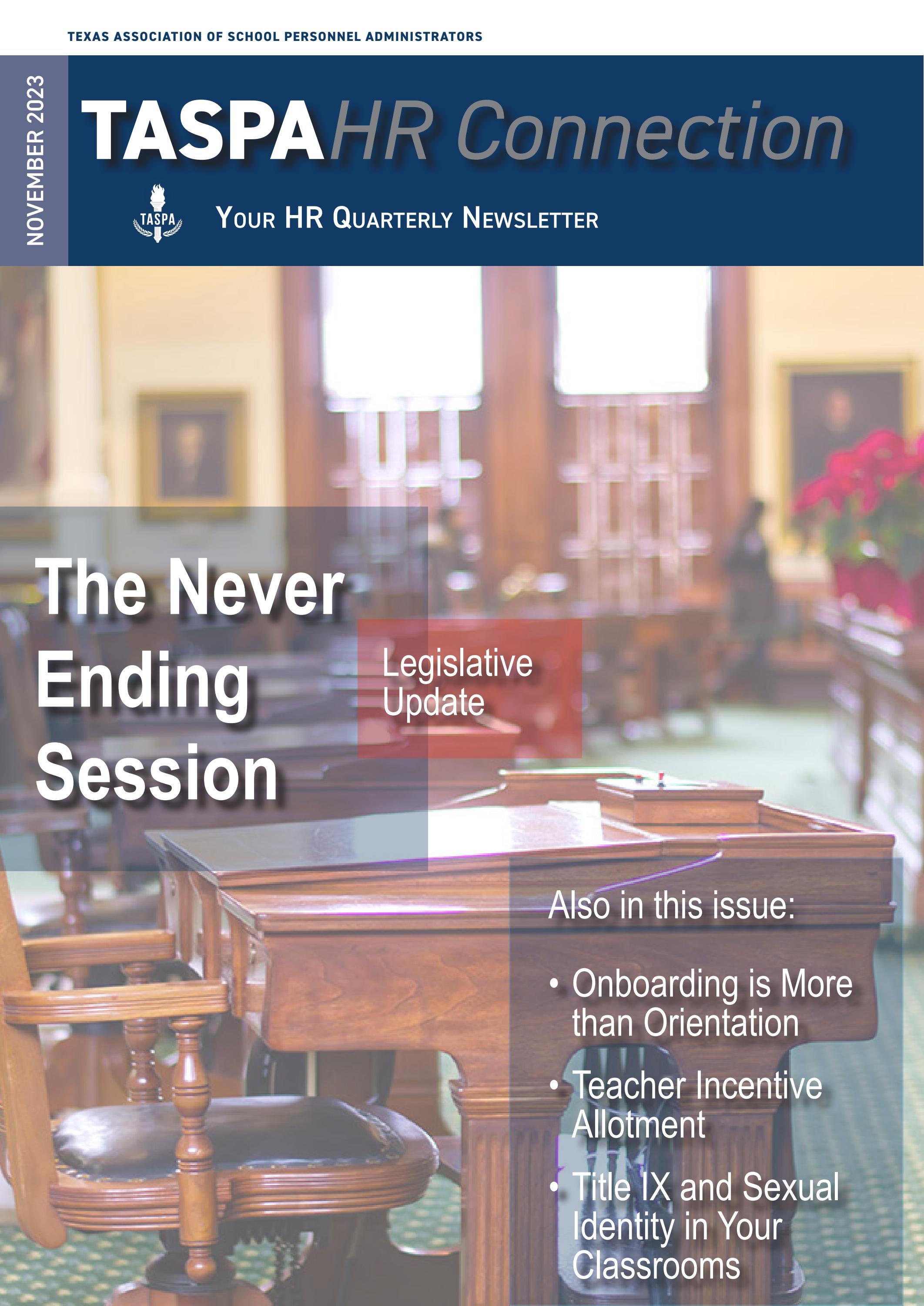 HR Connection - November 2023 by taspa - Issuu