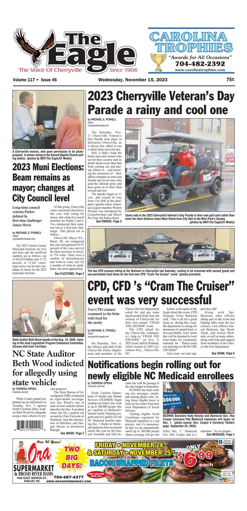 Cherryville Eagle 11-15-23 by Community First Media - Issuu