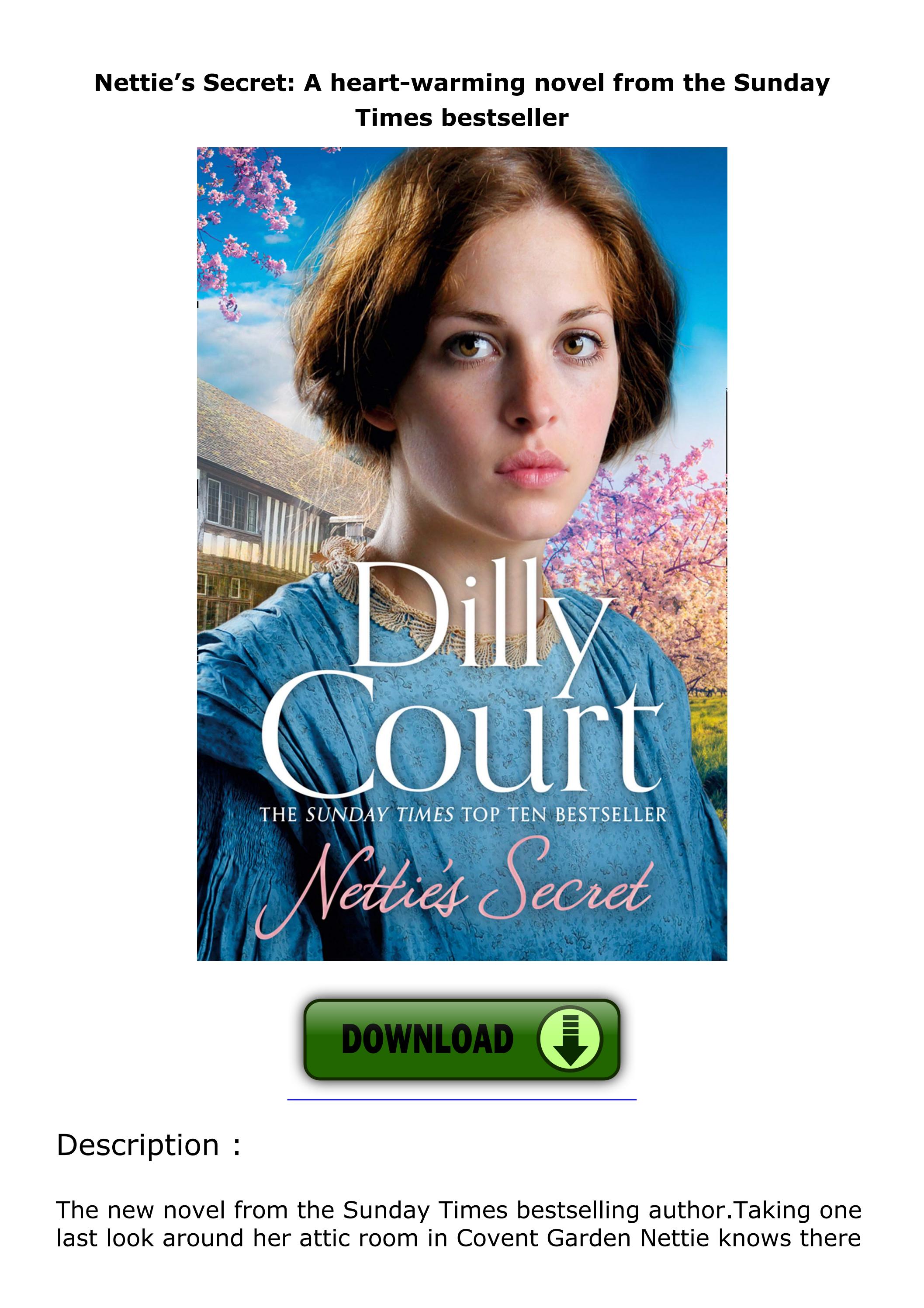 [PDF] DOWNLOAD Nettie’s Secret: A heart-warming novel from the Sunday ...