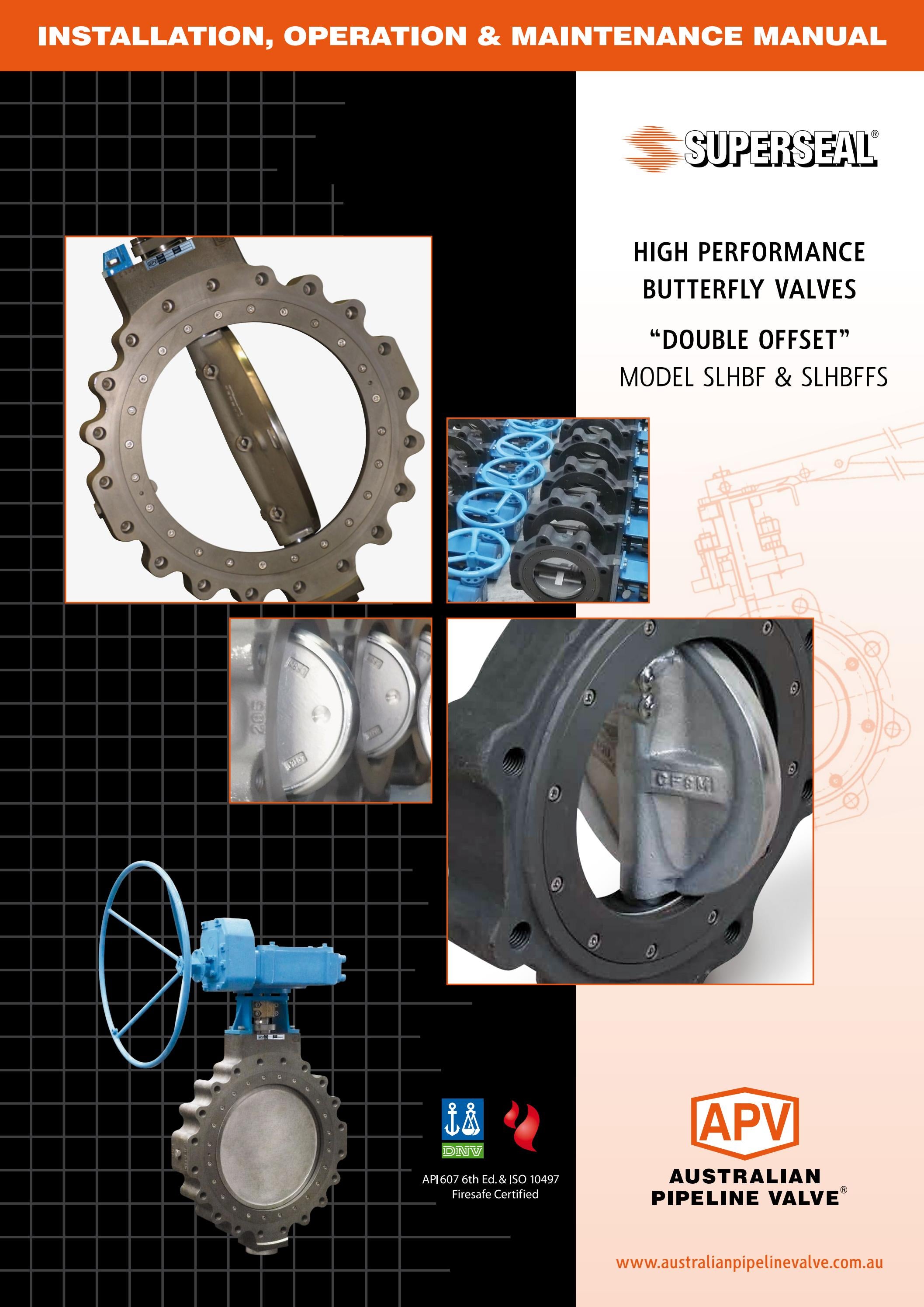 Superseal High Performance Double Offset Butterfly Valve IOM by ...