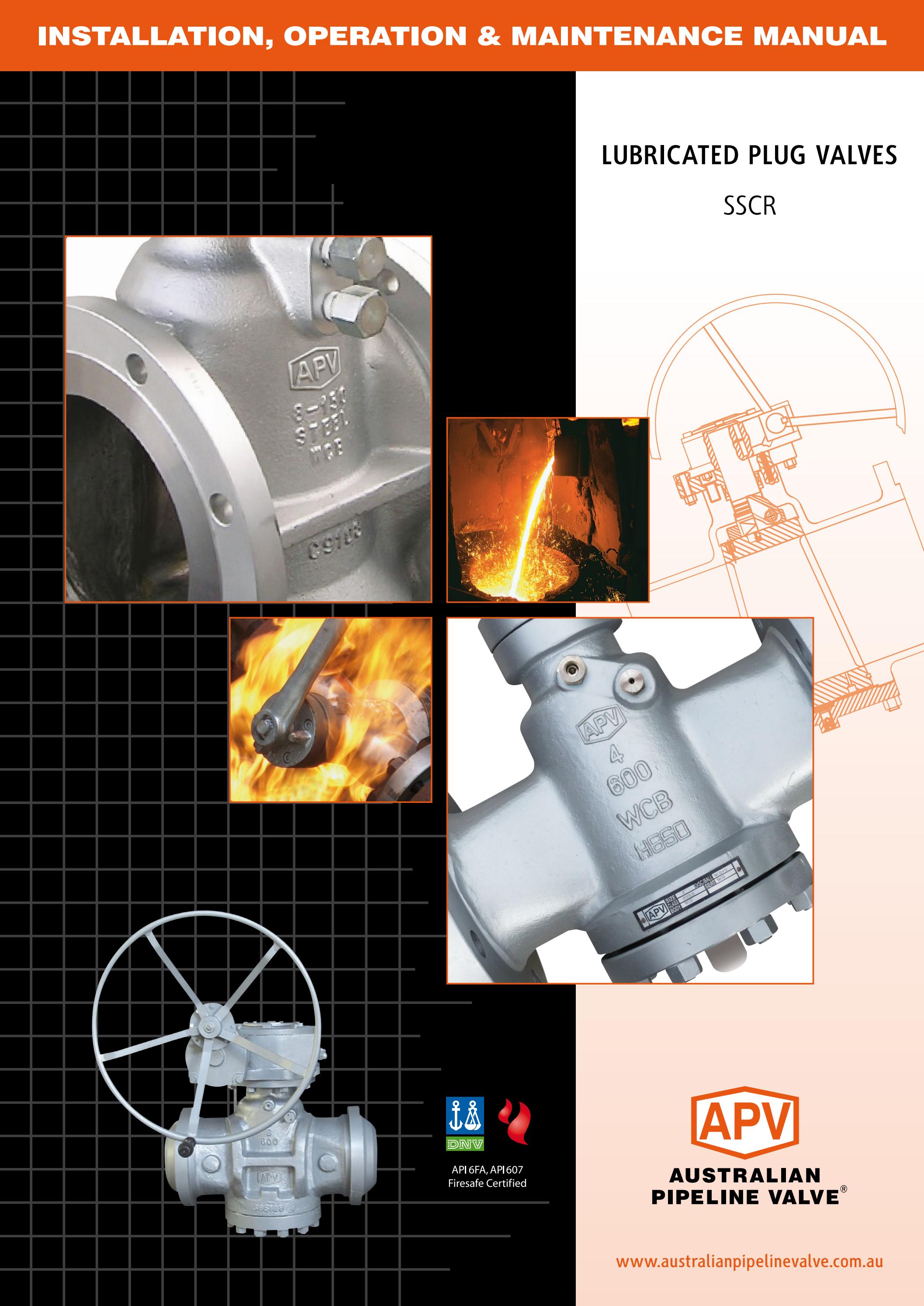 APV Lubricated Plug Valve SSCR IOM by Australian Valve Centre - Issuu