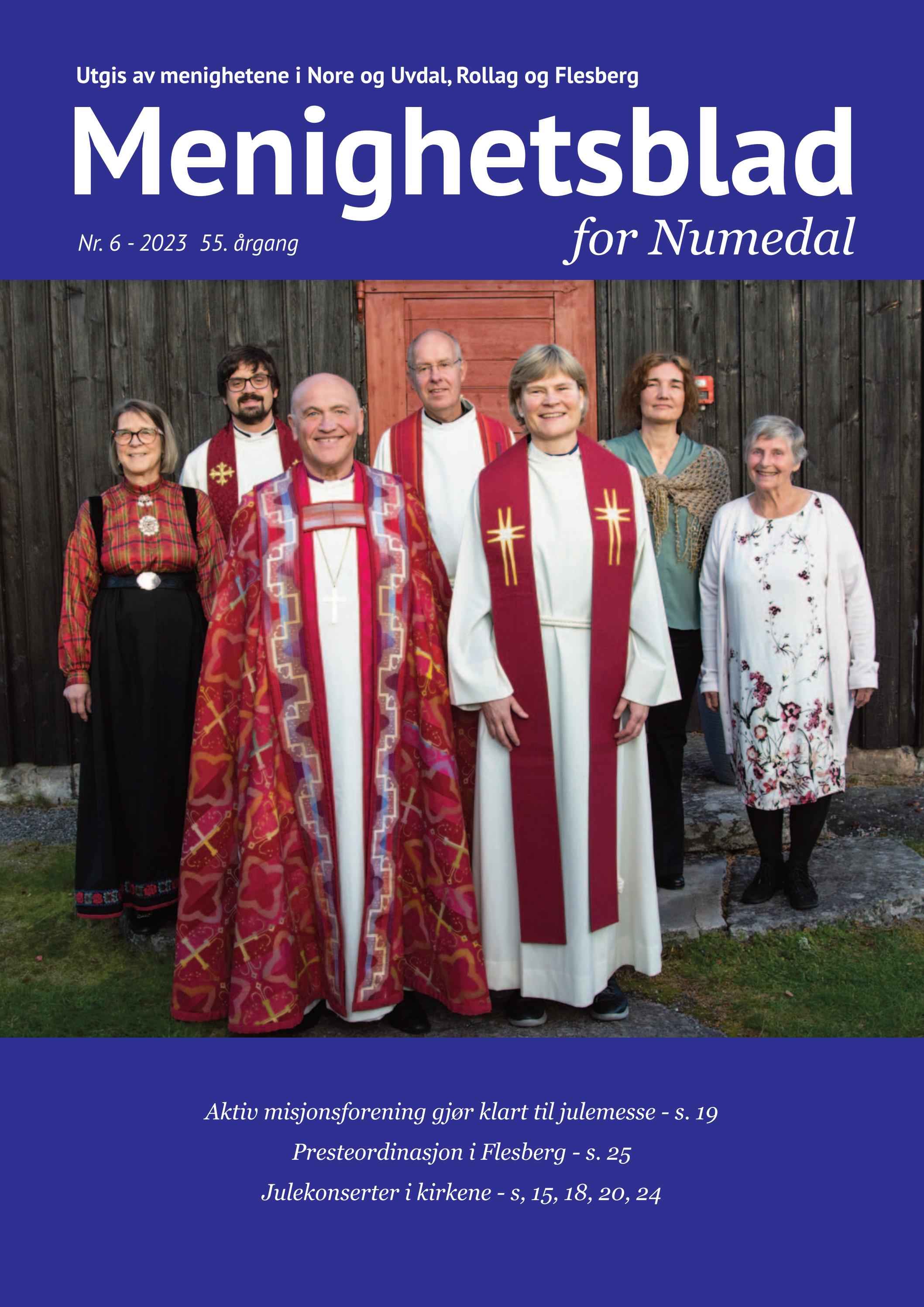 Menighetsblad for Numedal nr. 6-2023 by reklamemakeriet - Issuu