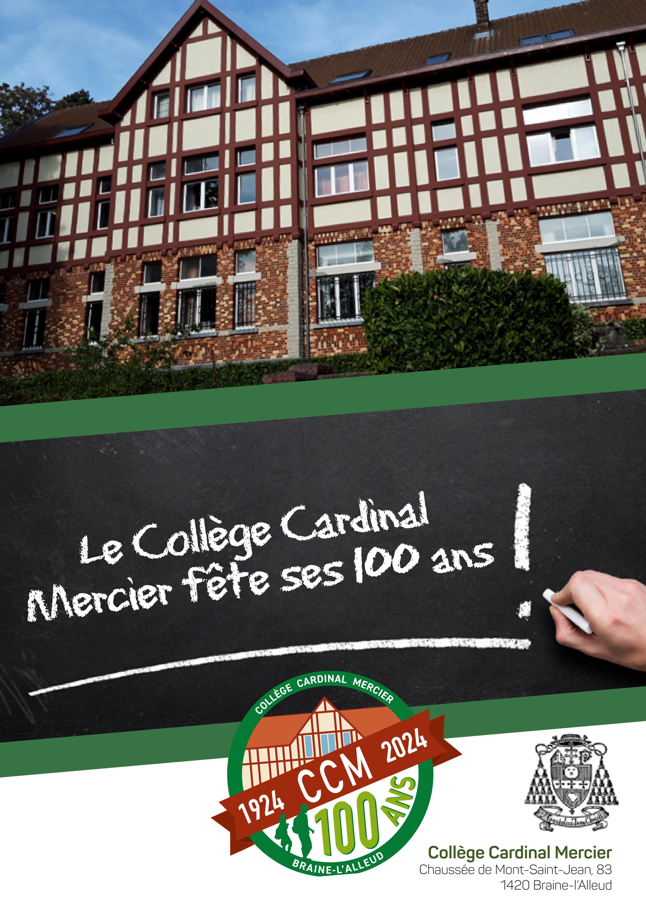 Brochure du Centenaire Collège Cardinal Mercier by Grégory DE SMET - Issuu