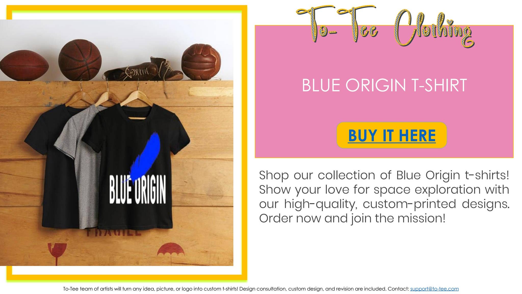 Blue Origin t-shirt by hazleywiley - Issuu