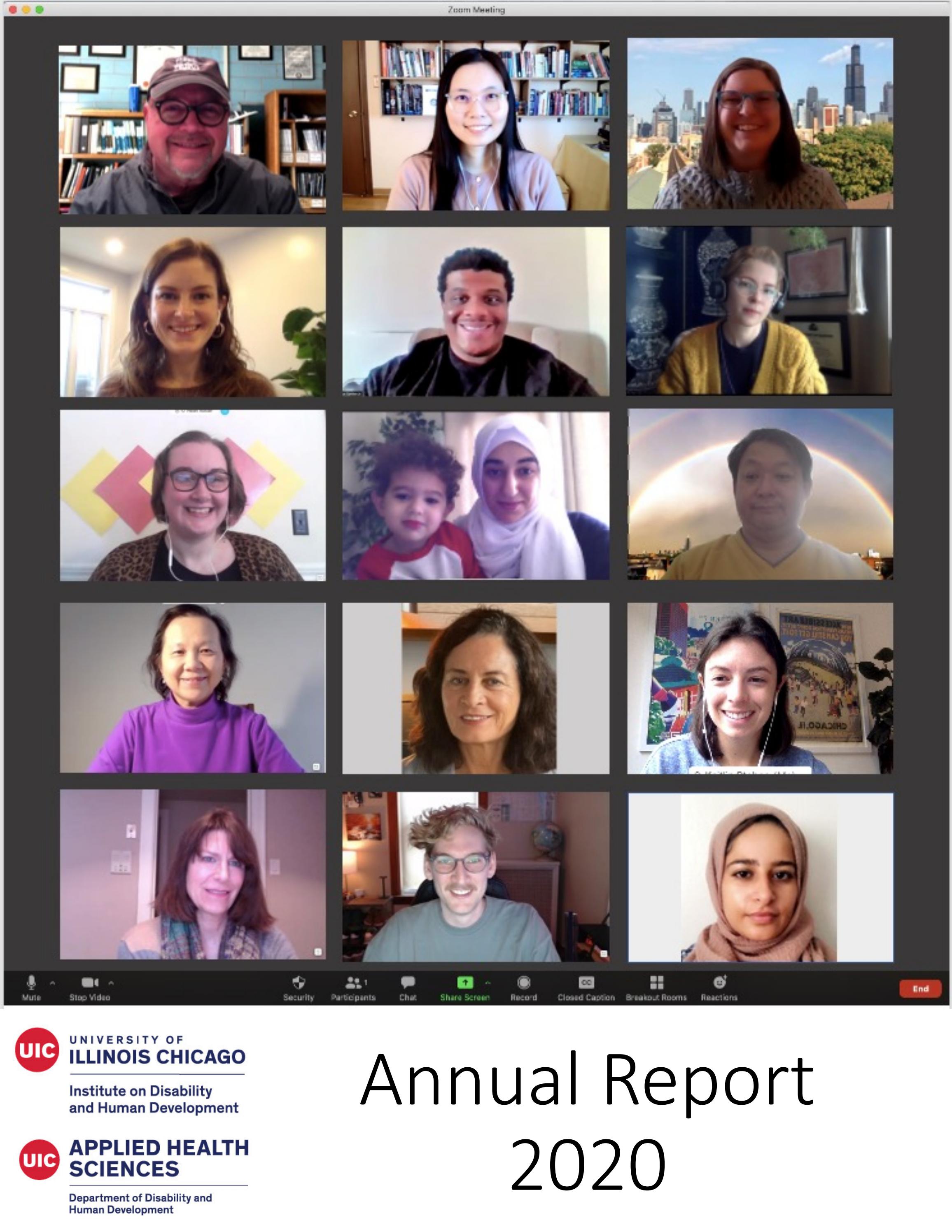2020 UIC Department of Disability and Human Development Annual Report by UIC College of Applied ...