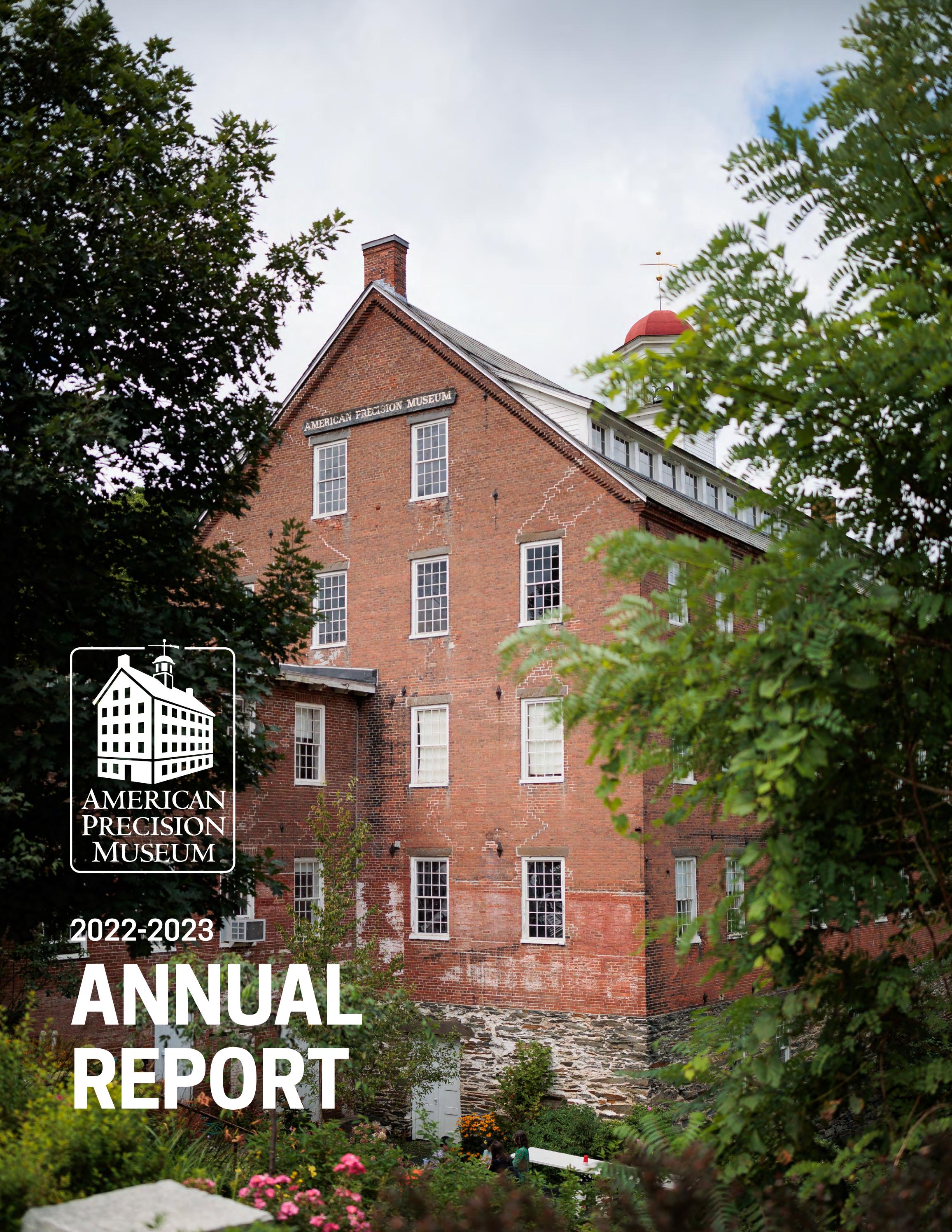 APM Annual Report 2022-2023 by americanprecisionmuseum - Issuu