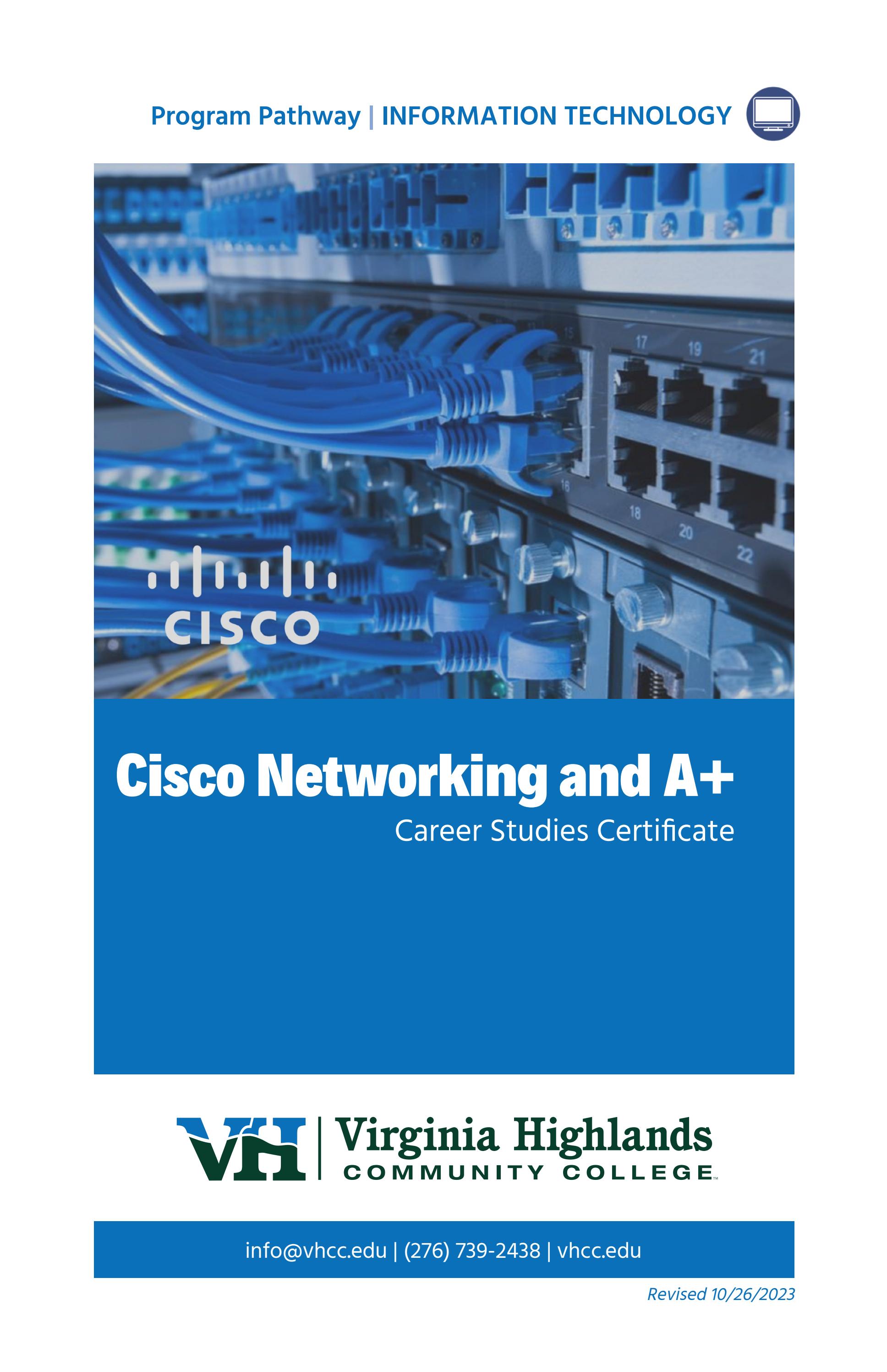 Cisco Networking and A+ Program Pathway | VHCC by Virginia Highlands ...
