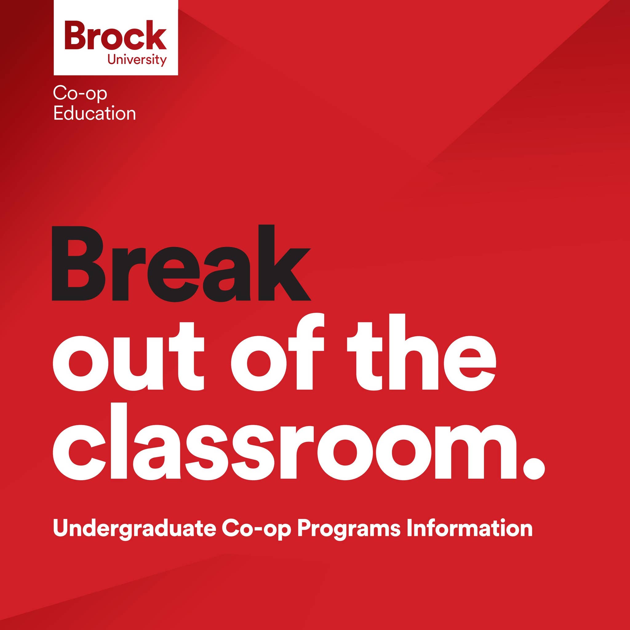 Undergraduate Co-op Program Information 2023 by Brock University - Issuu