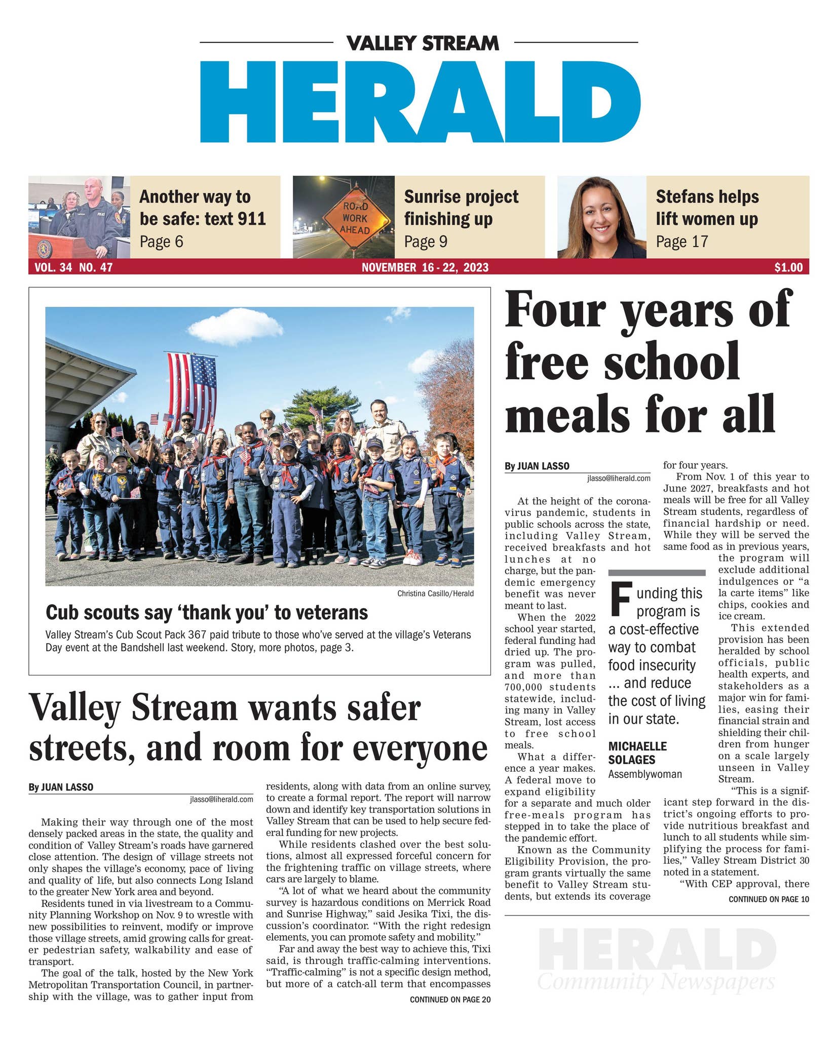 Valley Stream Herald 11-16-2023 by Richner Communications, Inc - Issuu