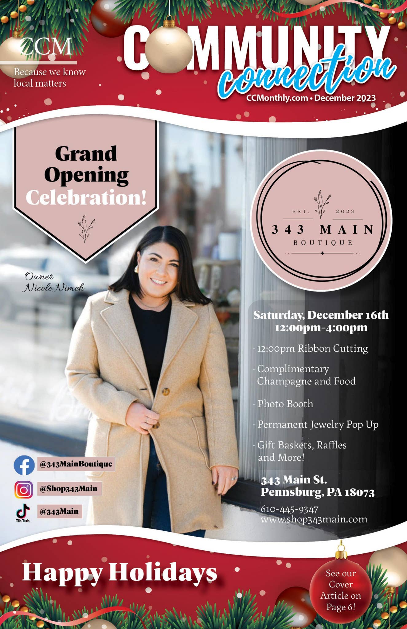 COMMUNITY CONNECTION DECEMBER 2023 by Community Connection - Issuu