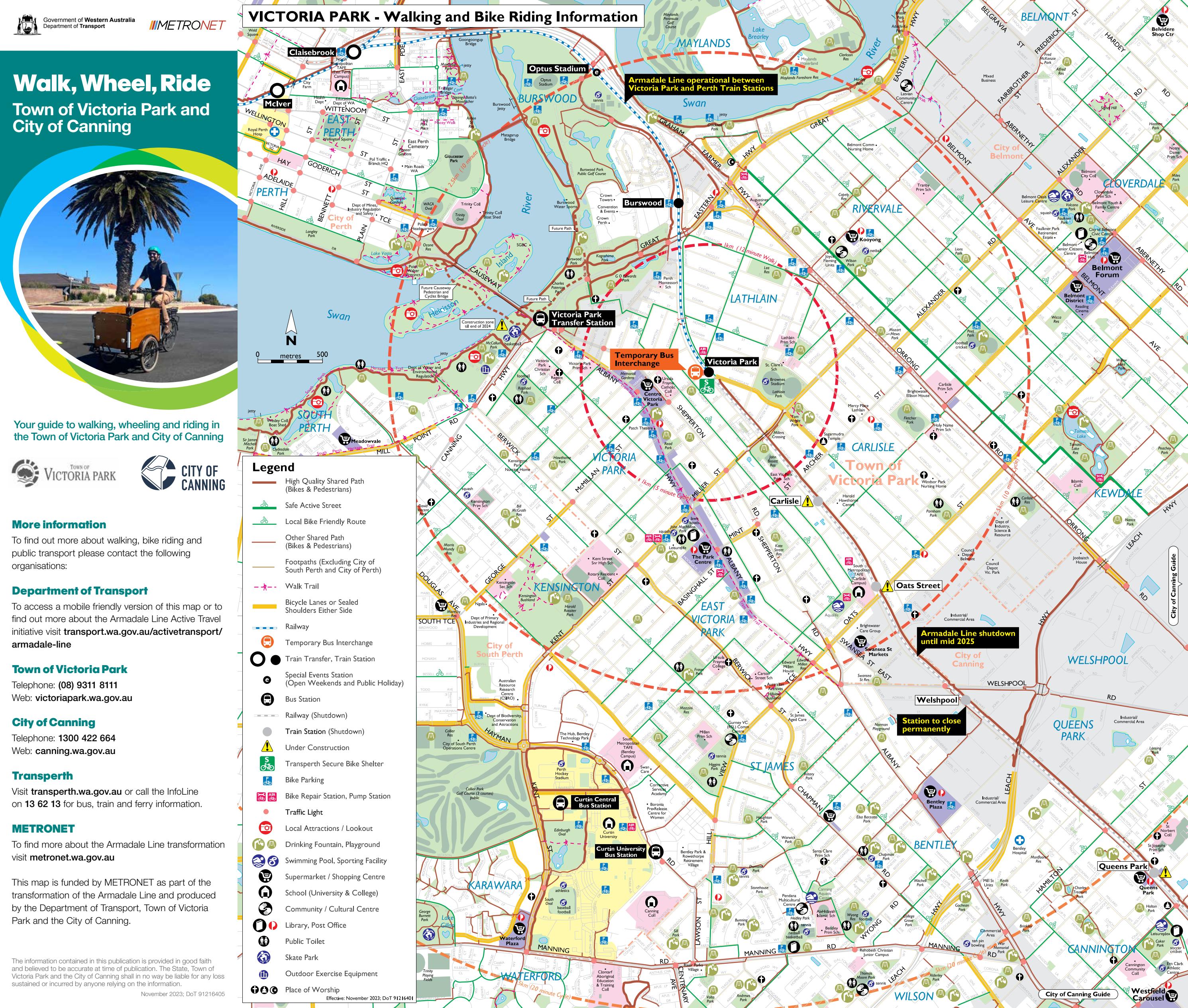 Your Move Active Travel Map - Town of Victoria Park and City of Canning ...