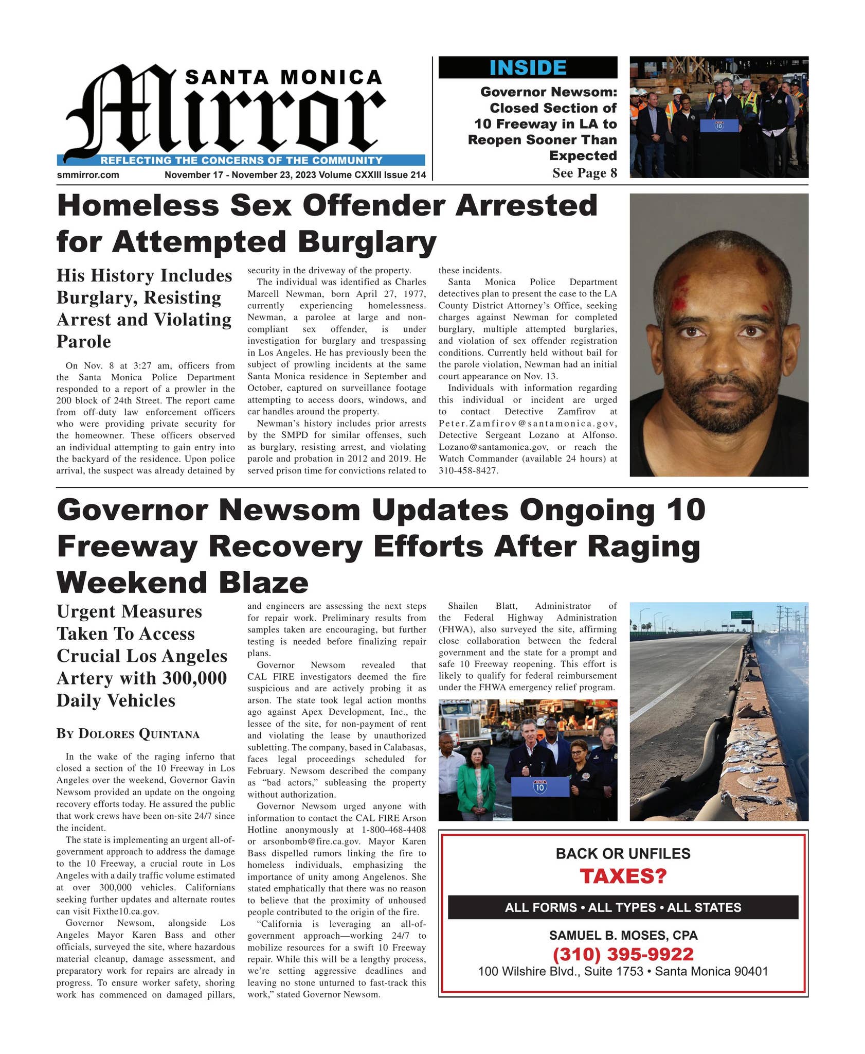 Santa Monica Mirror: Nov 17 - Nov 23, 2023 by Mirror Media Group - Issuu