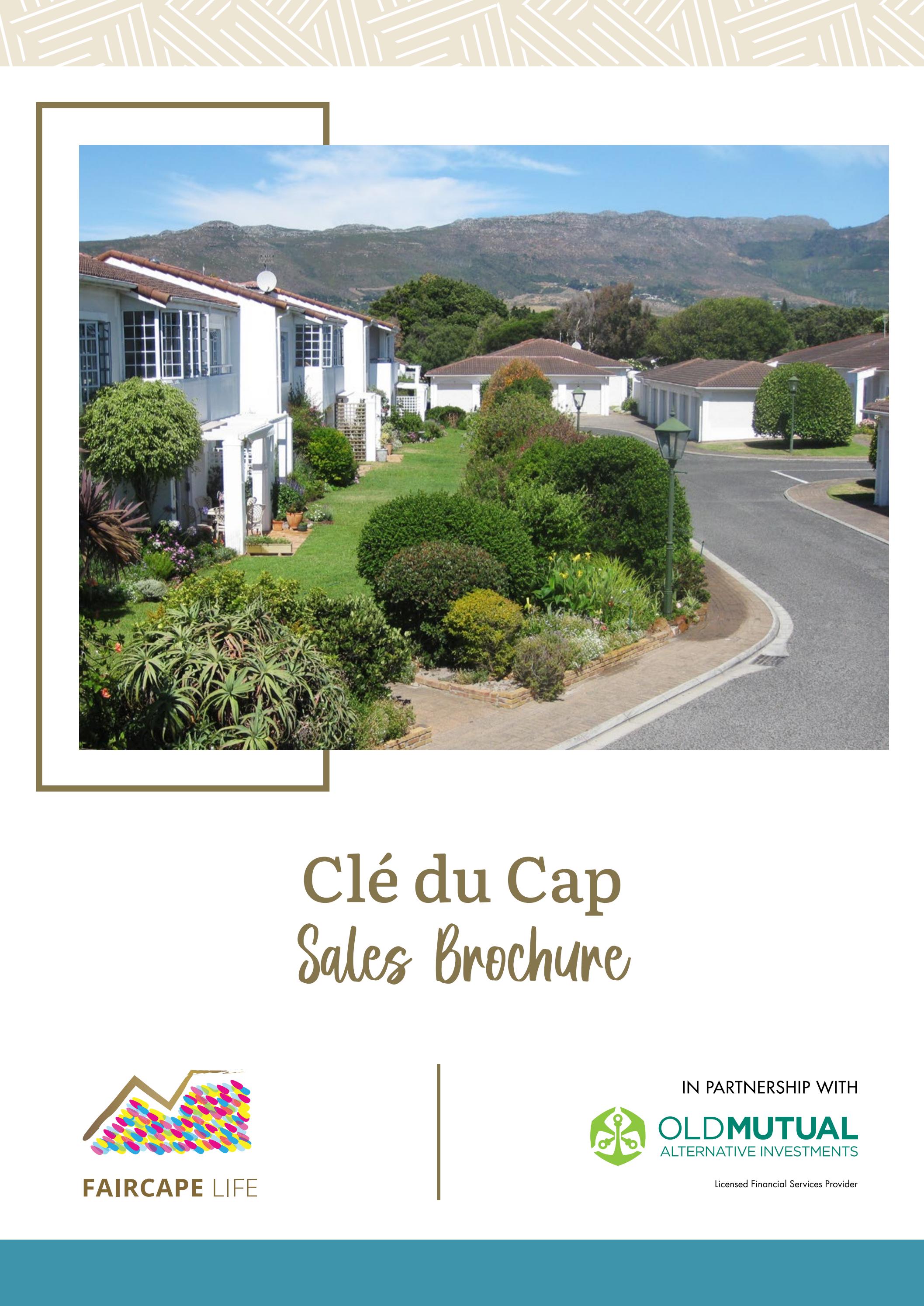 Clé du Cap | Sales Brochure by Faircape-Group - Issuu