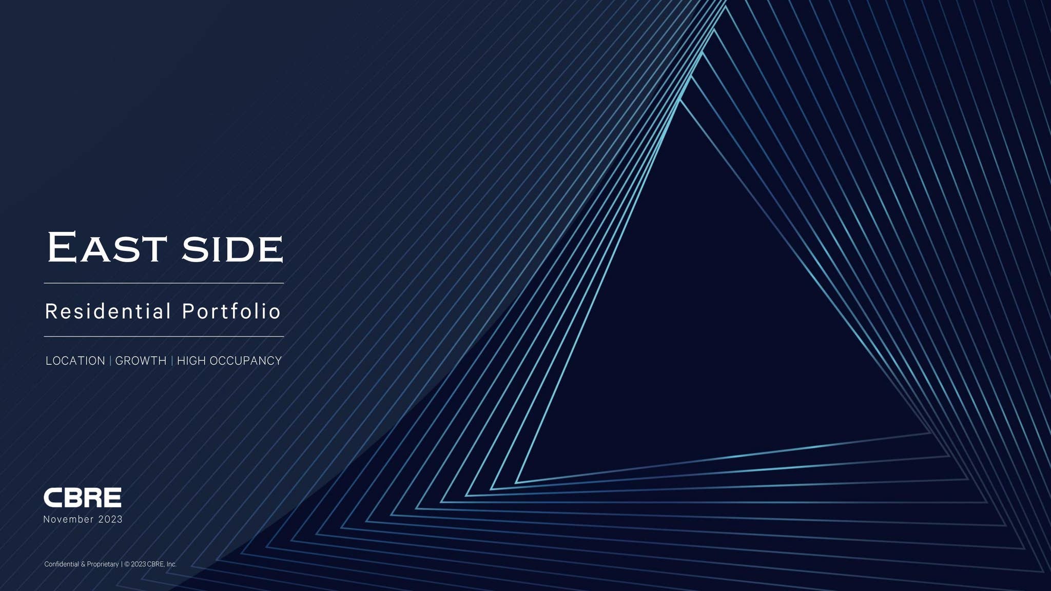 EAST SIDE Residential Portfolio Teaser_JP by CBRE CM by CBRE CM - Issuu