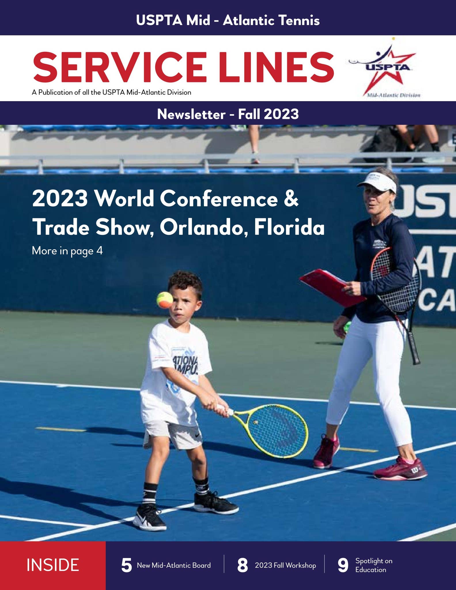 USPTA Mid-Atlantic Service Lines - Fall 2023 by RSPA - Issuu