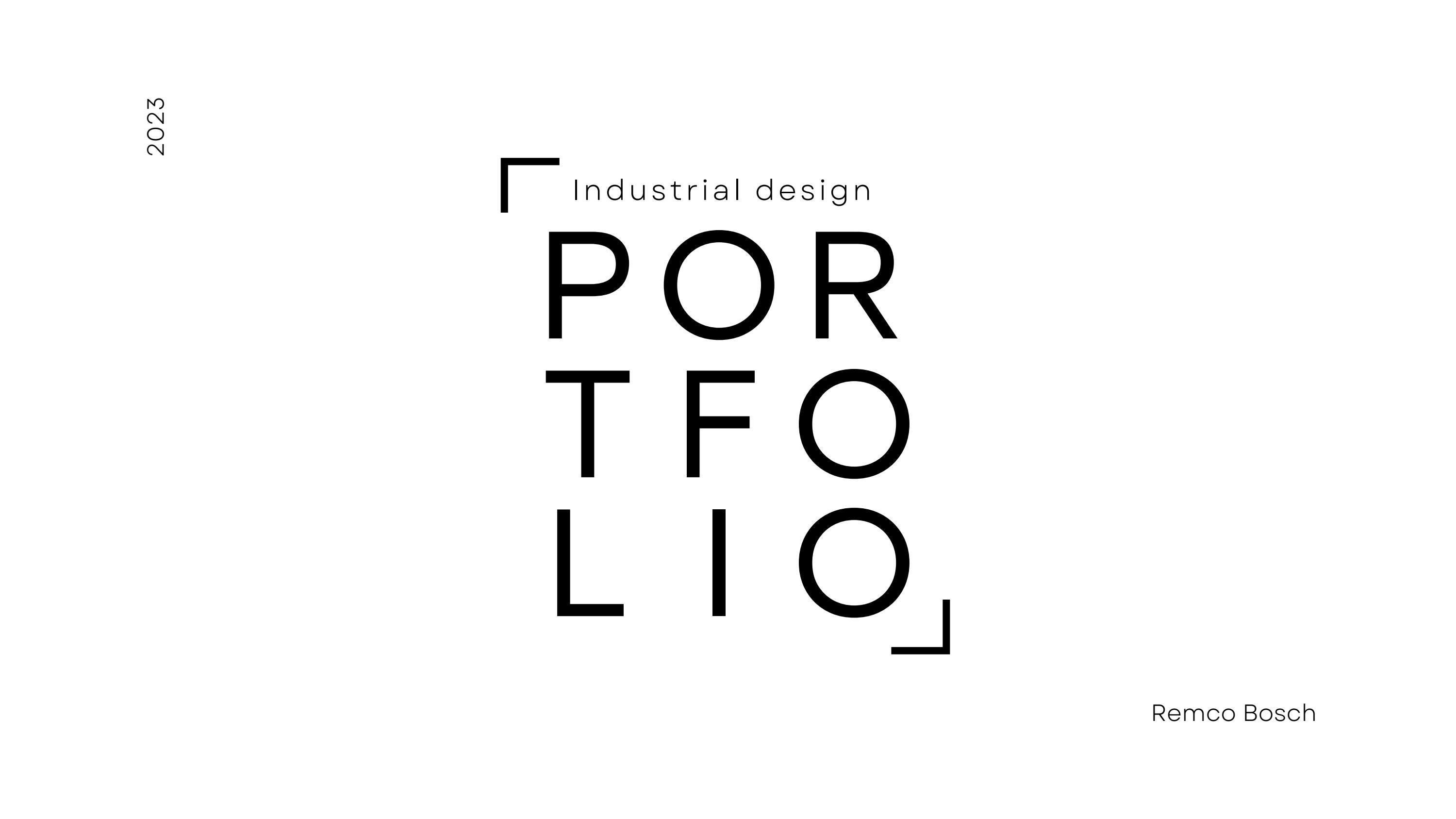 Remco Bosch Industrial Design portfolio (2023) by Remco Bosch - Issuu