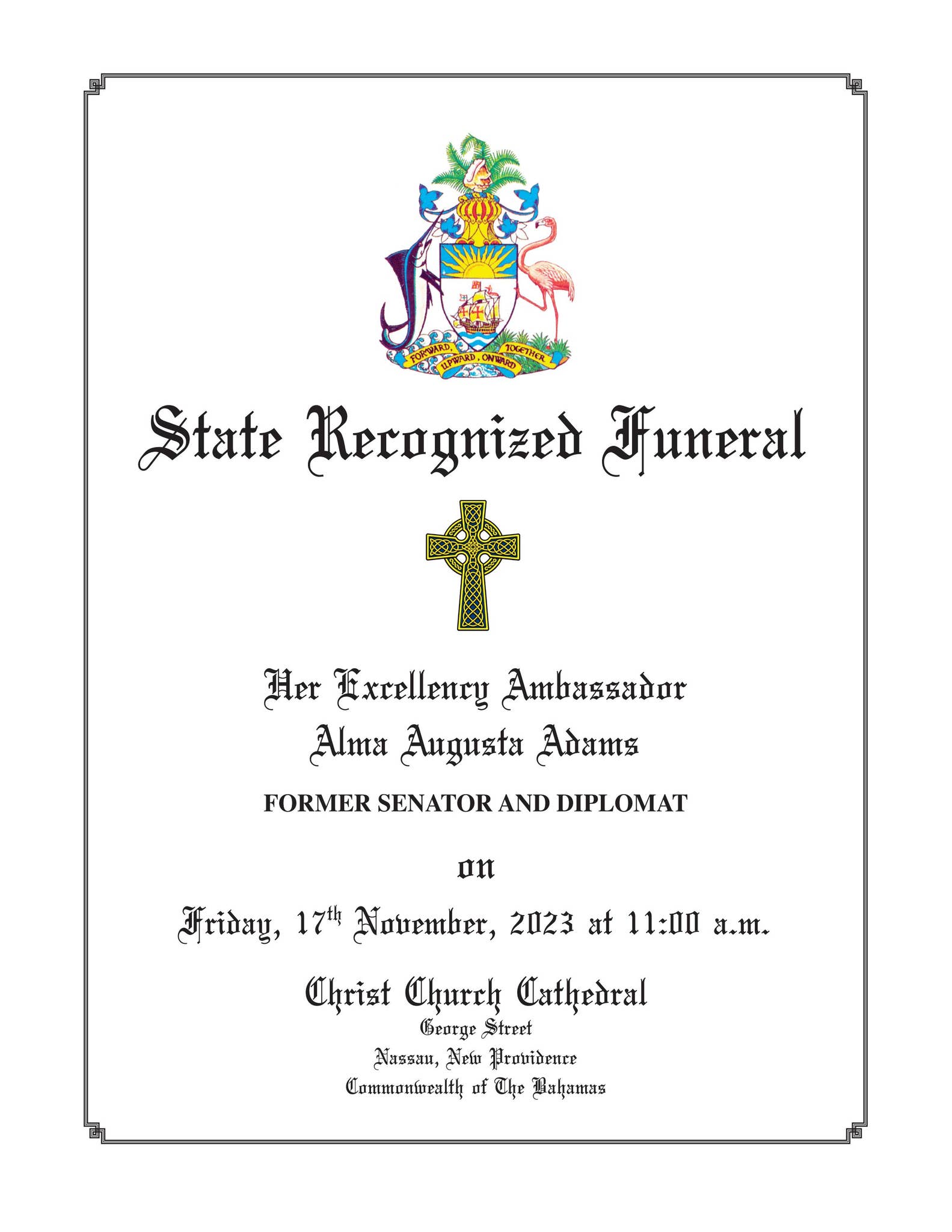 Alma Adams State Funeral by MonaLisa Brown - Issuu