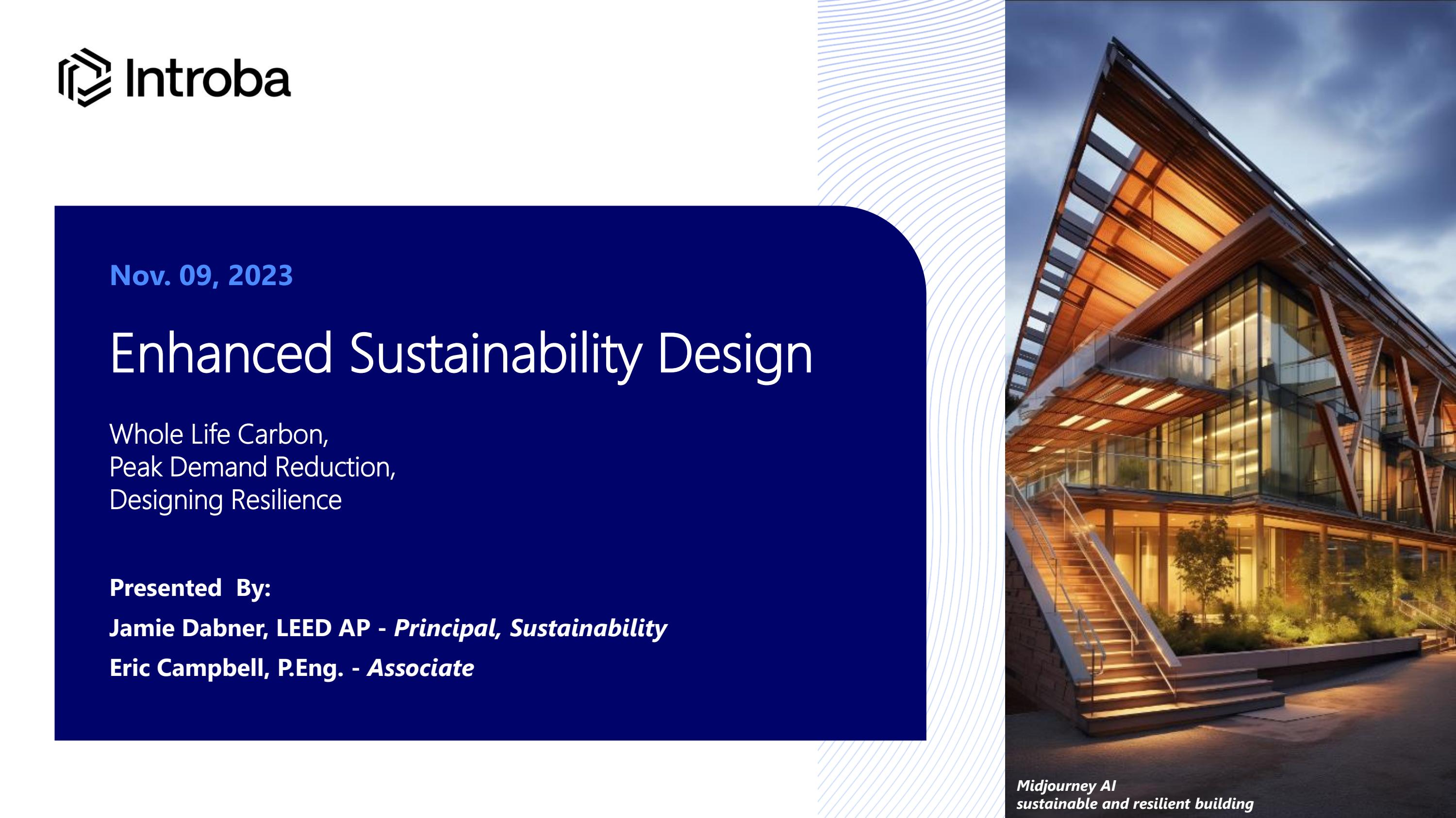 Enhanced Sustainability Design by Introba - Issuu