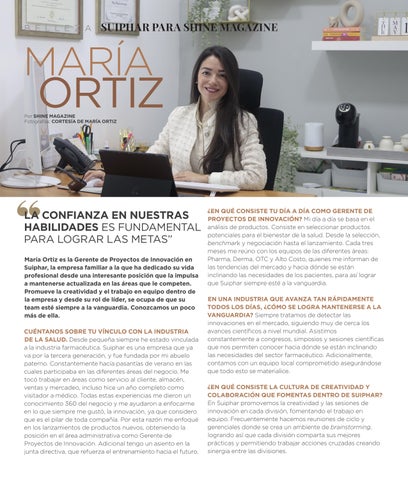 Entrevista María A. Ortiz para Revista Shine by suipharrd - Issuu