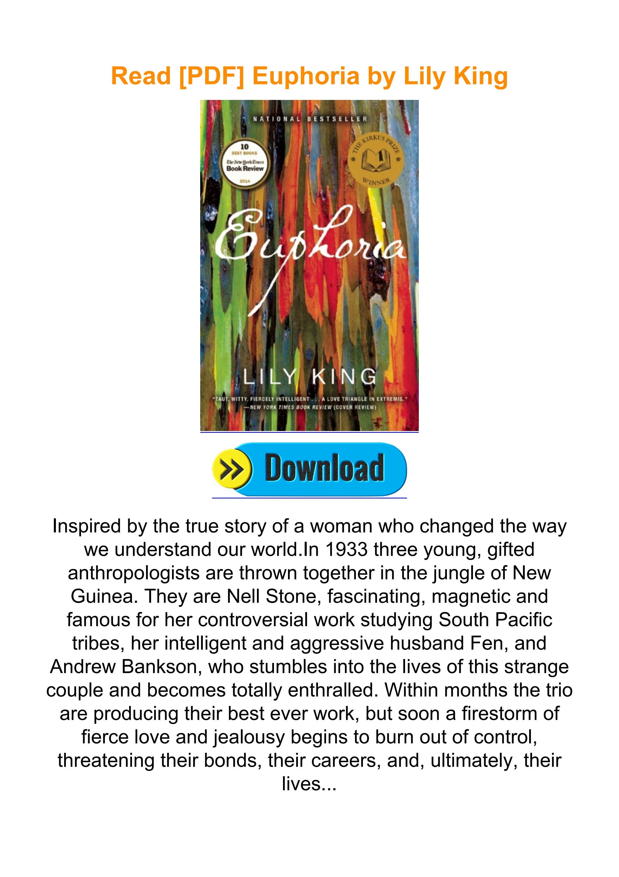 Read [PDF] Euphoria by Lily King by MatthewGMiller - Issuu
