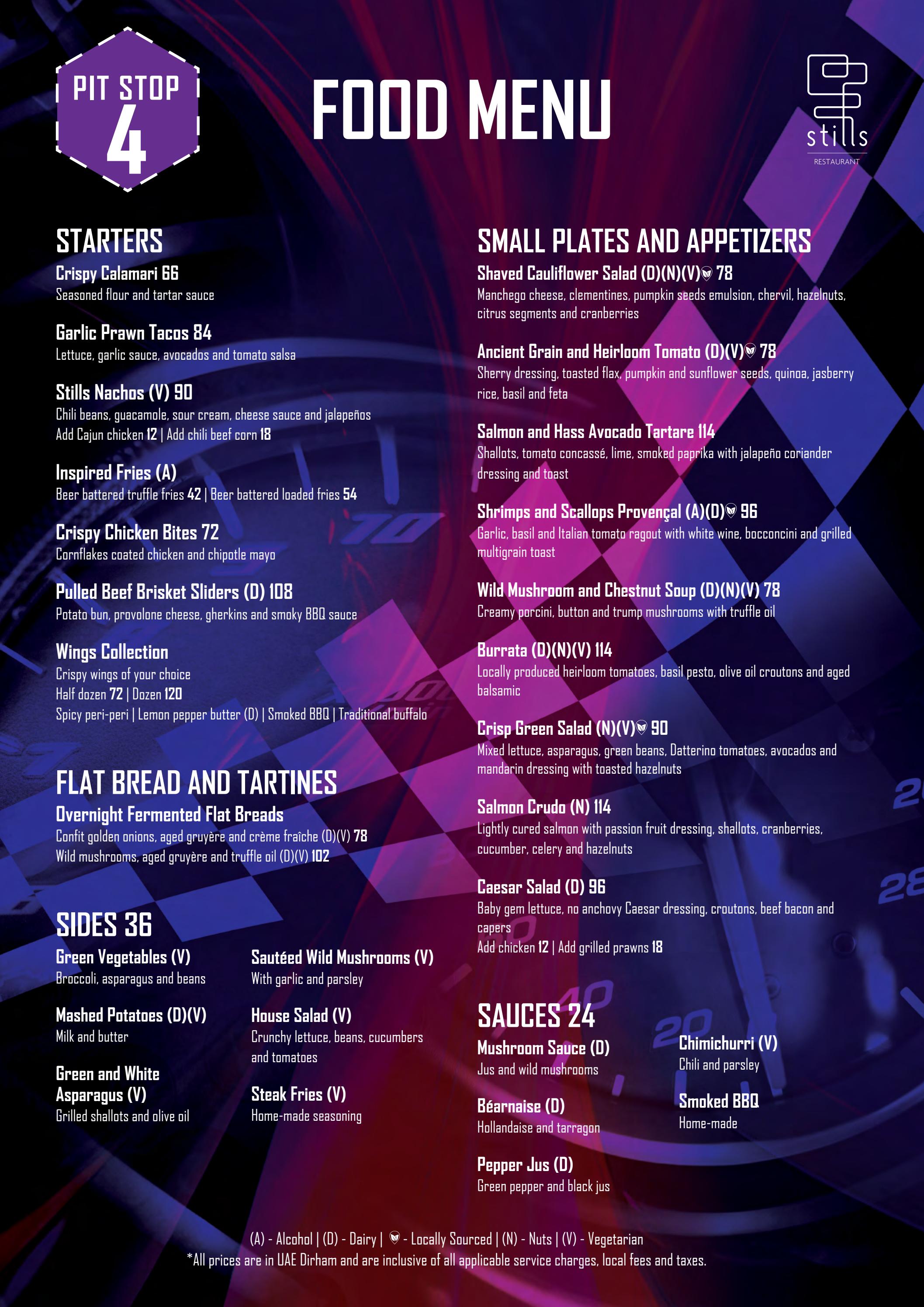 Stills F1 Menu by Yas Plaza Hotels - Issuu