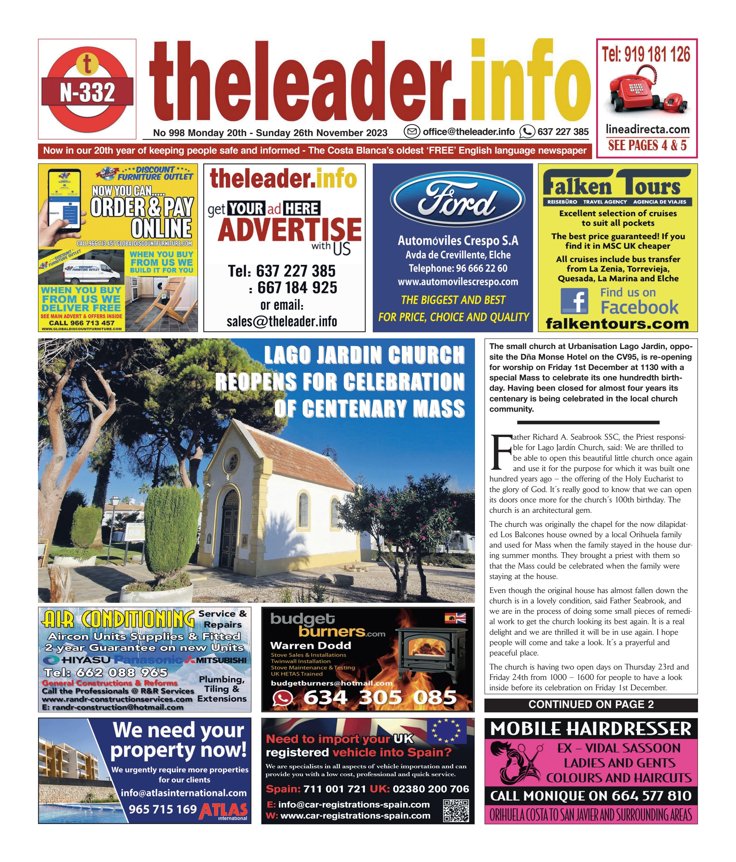 The Leader Newspaper 20 November 2023 – Edition 998 by The Leader - Issuu