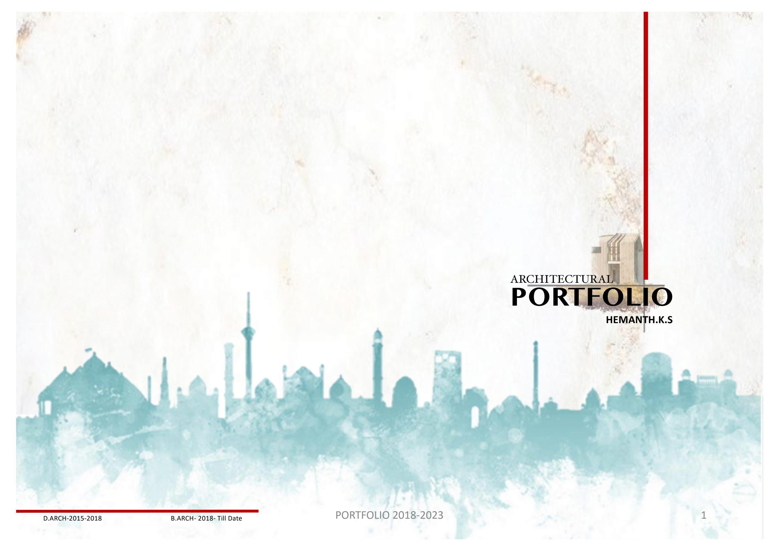 Hemanth's Portfolio B.Arch 2018-2023 by HEMANTH KS - Issuu