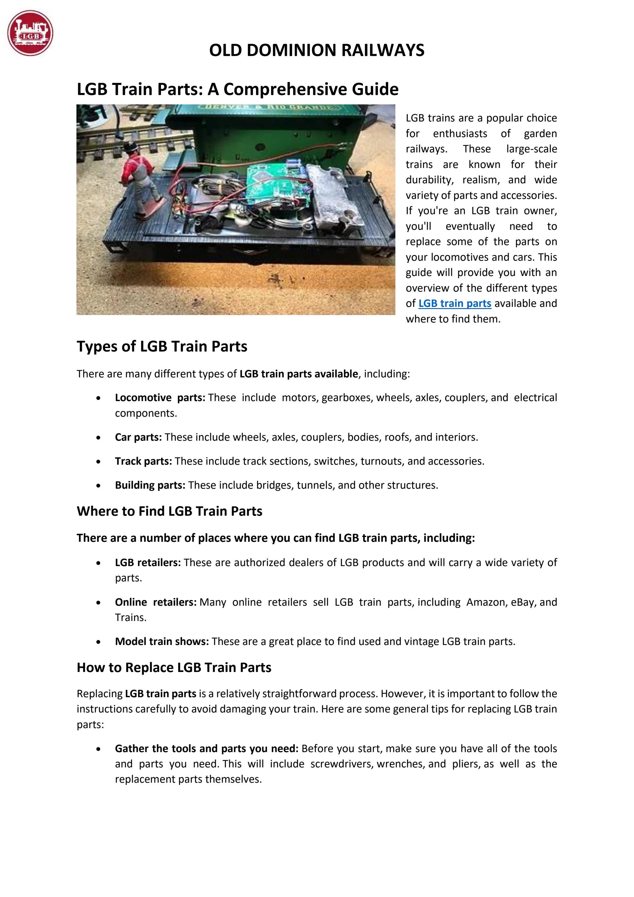 Lgb Parts And Accessories | AllAboutLGB: LGB Wheels and Wheel sets – BLGQMG