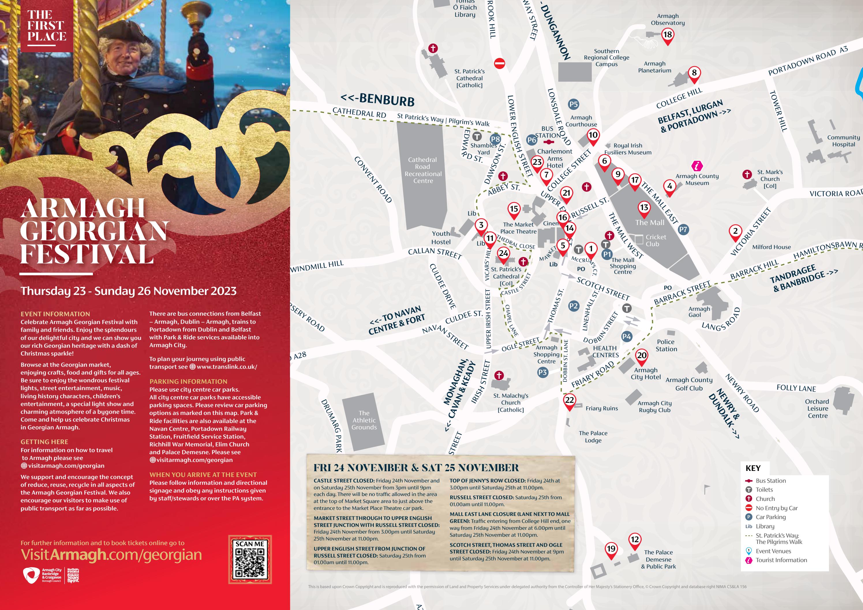Armagh Georgian Festival Map 2023 by Armagh City Banbridge & Craigavon ...