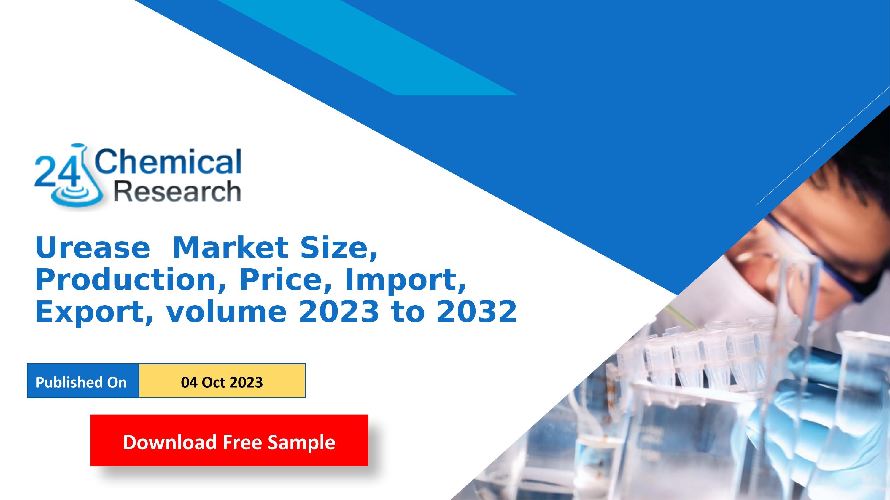 Urease Market Size, Production, Price, Import, Export, volume 2023 to ...