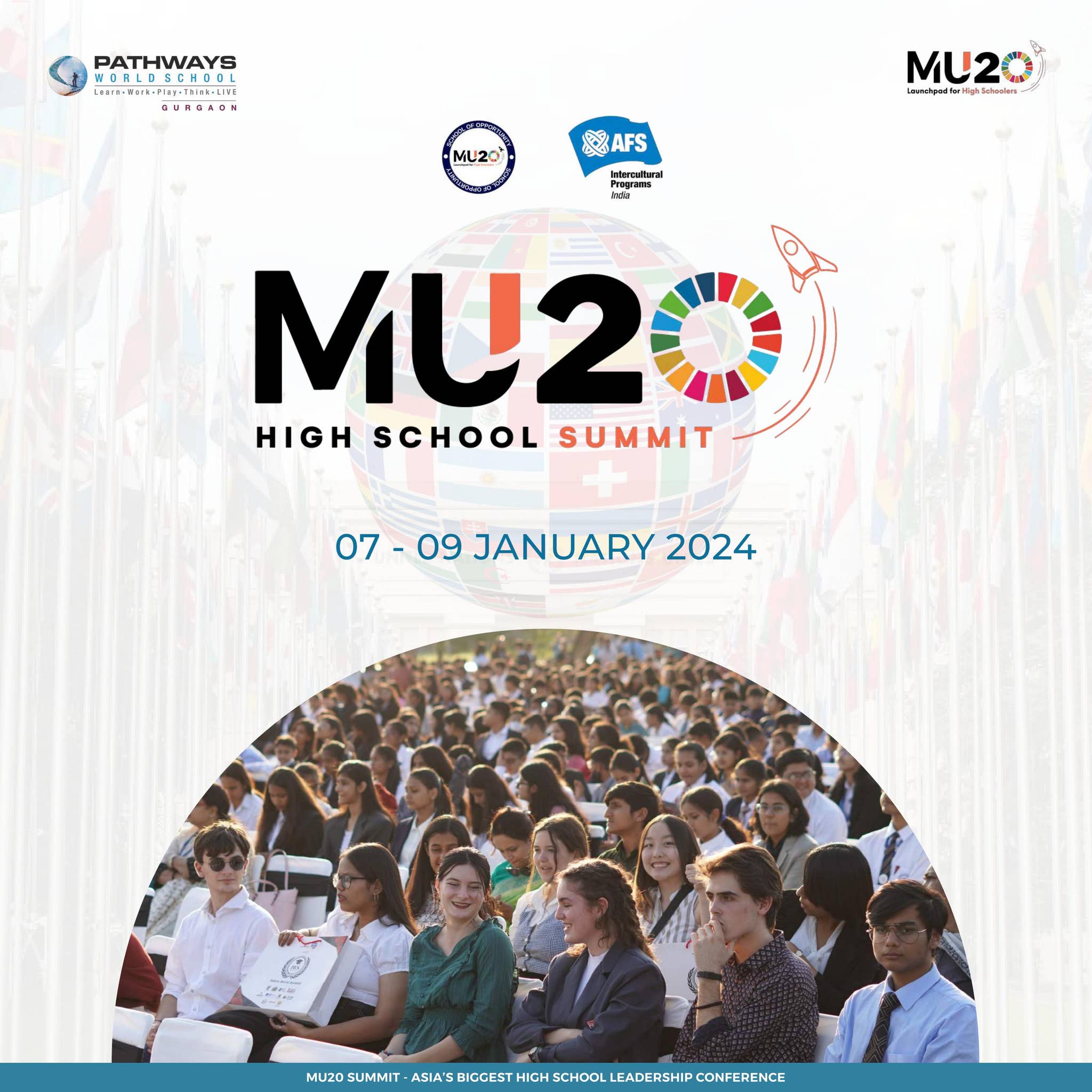 MU20 High School Summit, Gurugram on 7-9 January 2024 by AFS ...
