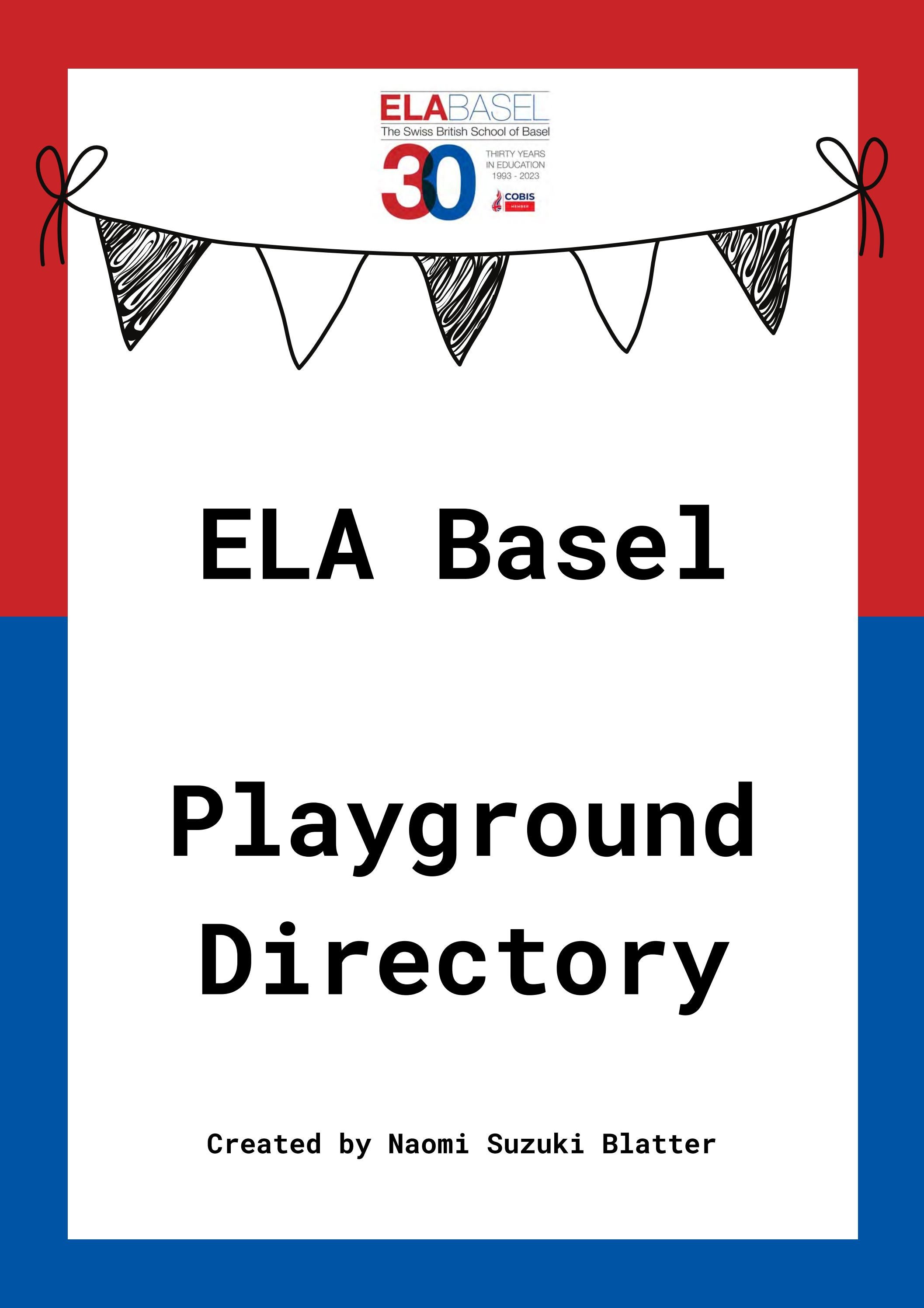 ELA Basel Playground Direcotry by ELA-Basel - Issuu