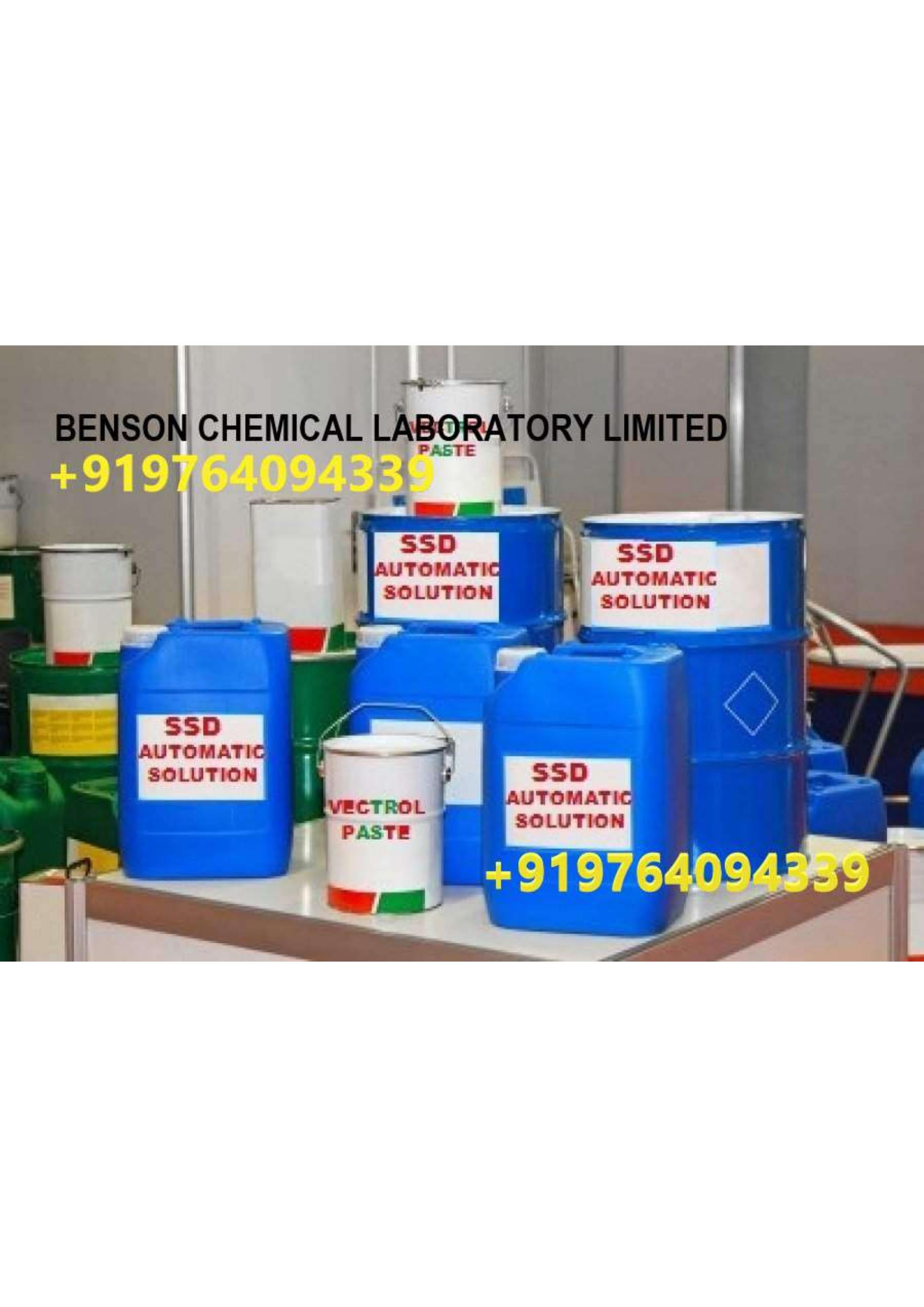 Ssd chemical Solution by Bensonchem - Issuu