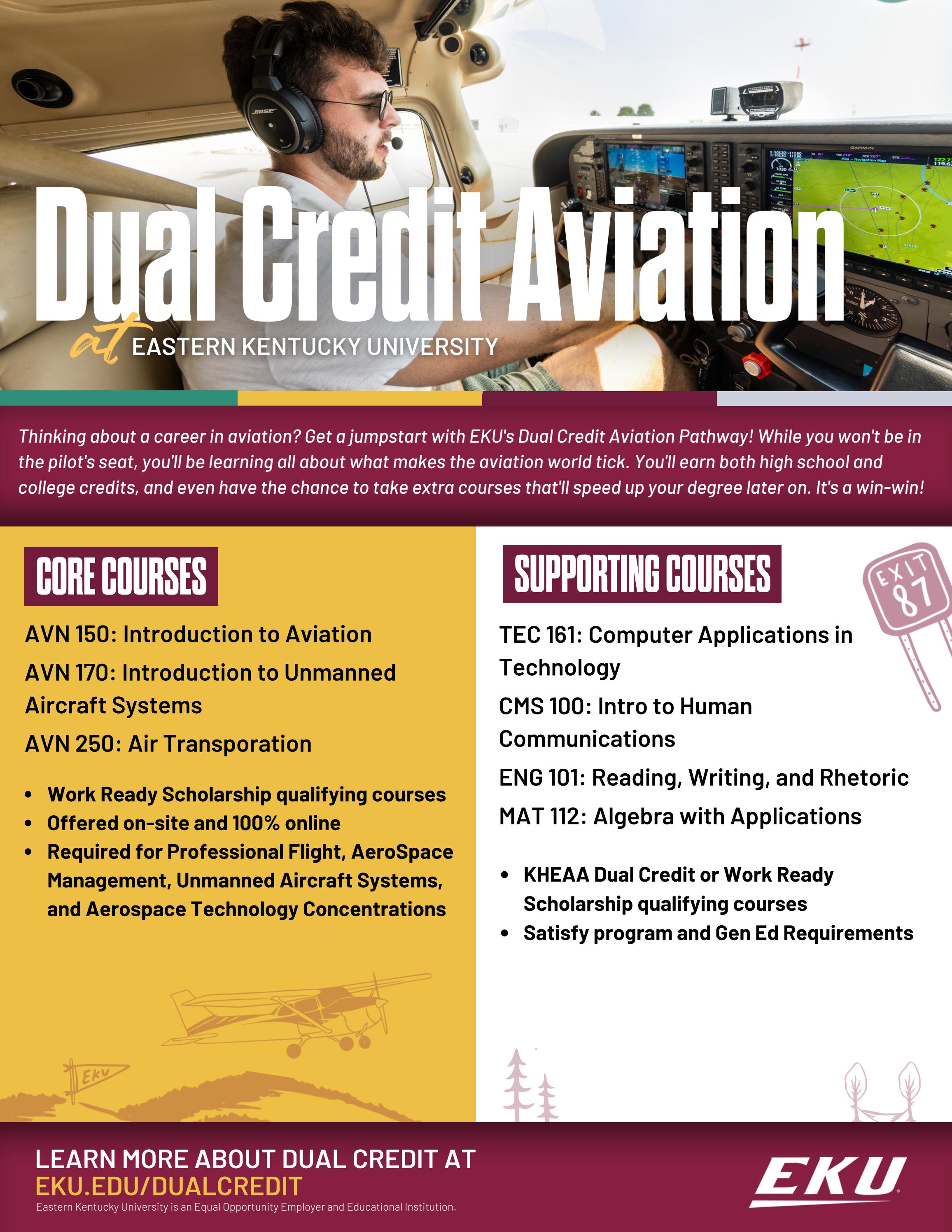 Aviation Dual Credit Pathway by Eastern Kentucky University - Issuu