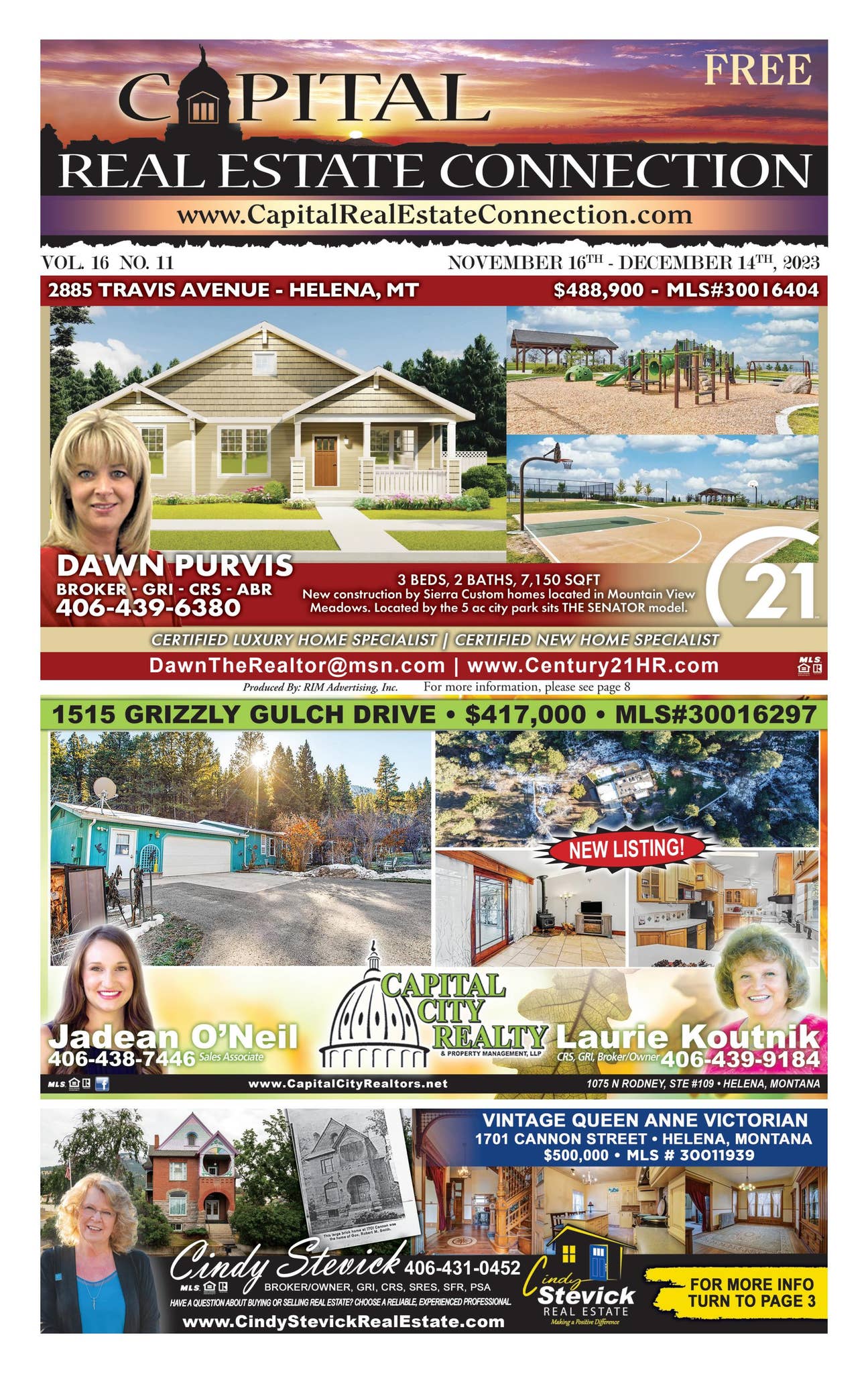 Capital Real Estate Connection - NOV 2023 - Helena, Montana by Agency ...