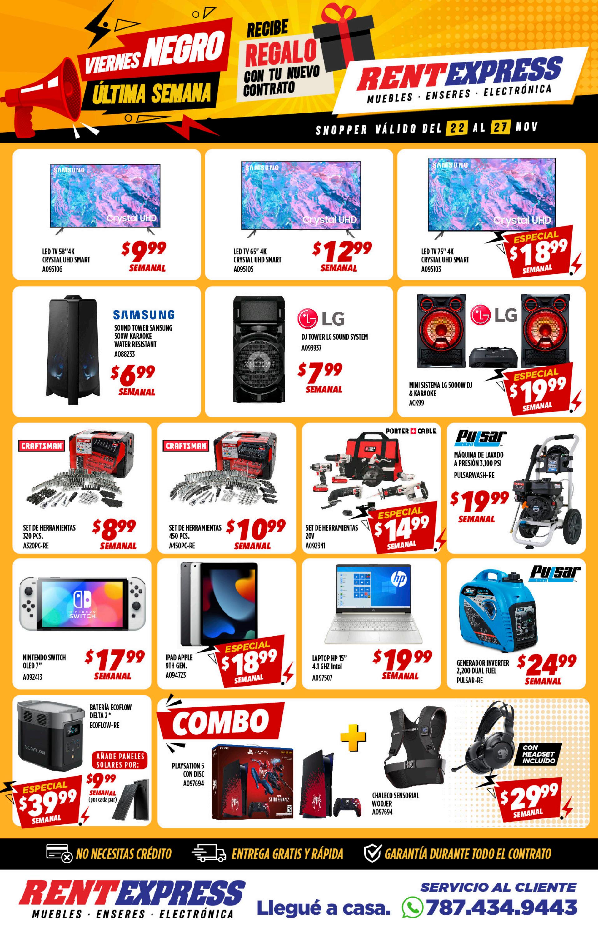 Shopper "Viernes Negro Última Semana" | Rent Express by Empresas ...