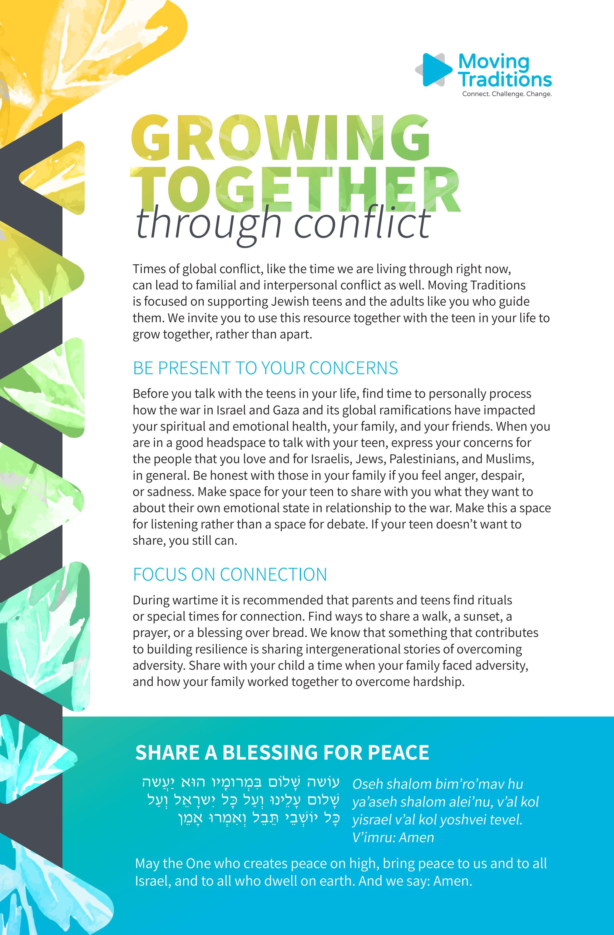Growing Together Through Change by Moving Traditions - Issuu